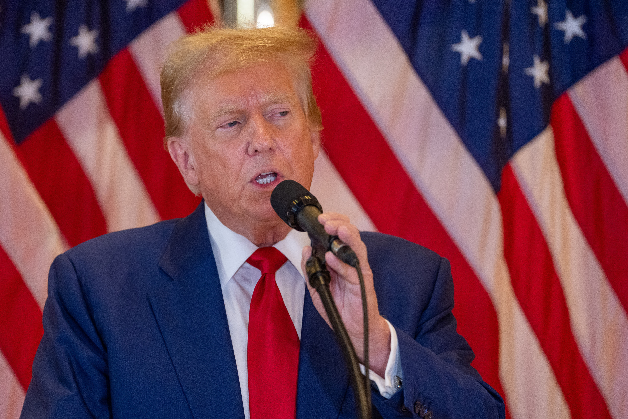 Donald Trump Blames Joe Biden for Shooting of Two Cops by Migrant - Newsweek