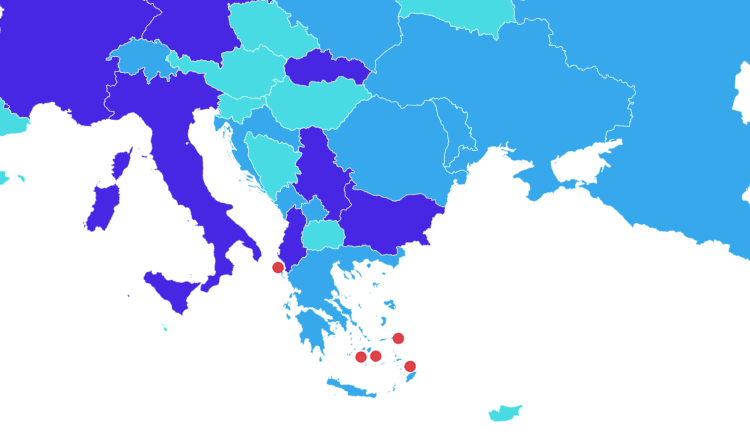 Missing tourists on Greek islands: Map Shows Last Reported Locations ...