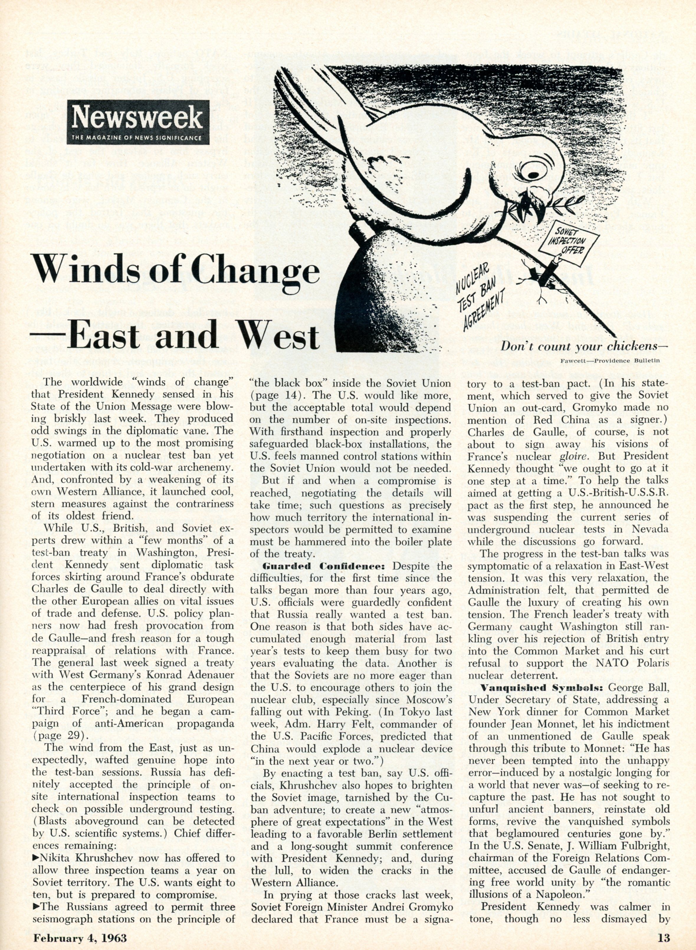 February 4, 1963 - Newsweek