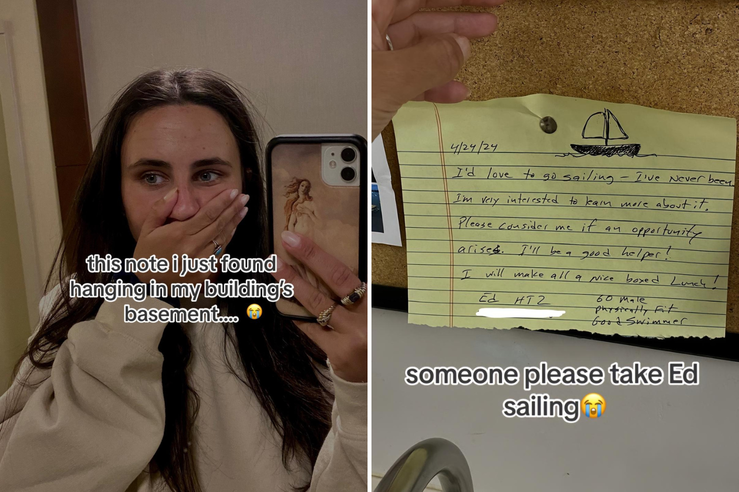 Woman Finds Note From Neighbor in Building—Hails It the 'Cutest Thing ...