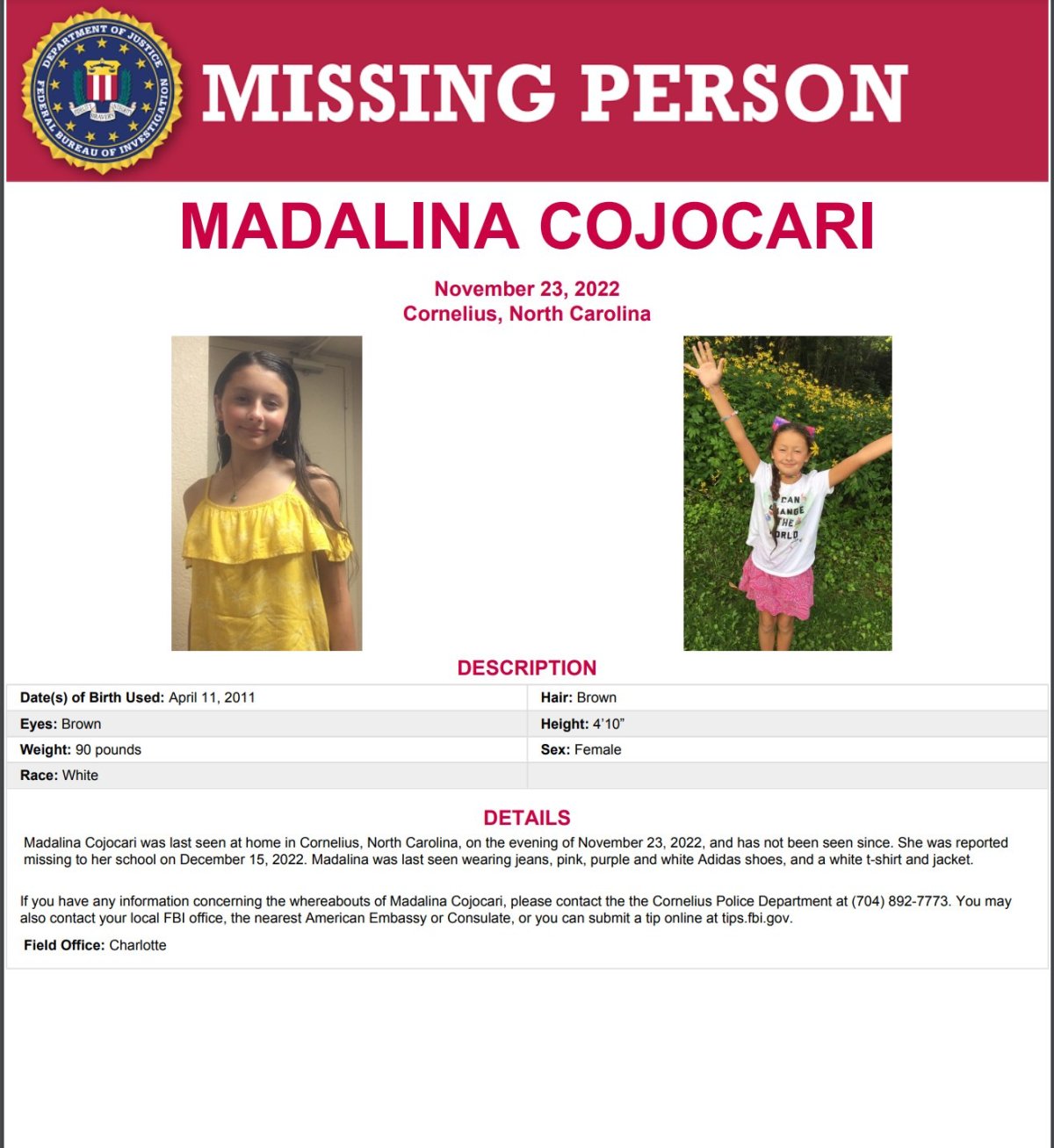 Disturbing Update in Case of Missing Madalina Cojocari - Newsweek Disturbing Update in Case of Missing Madalina Cojocari - Newsweek