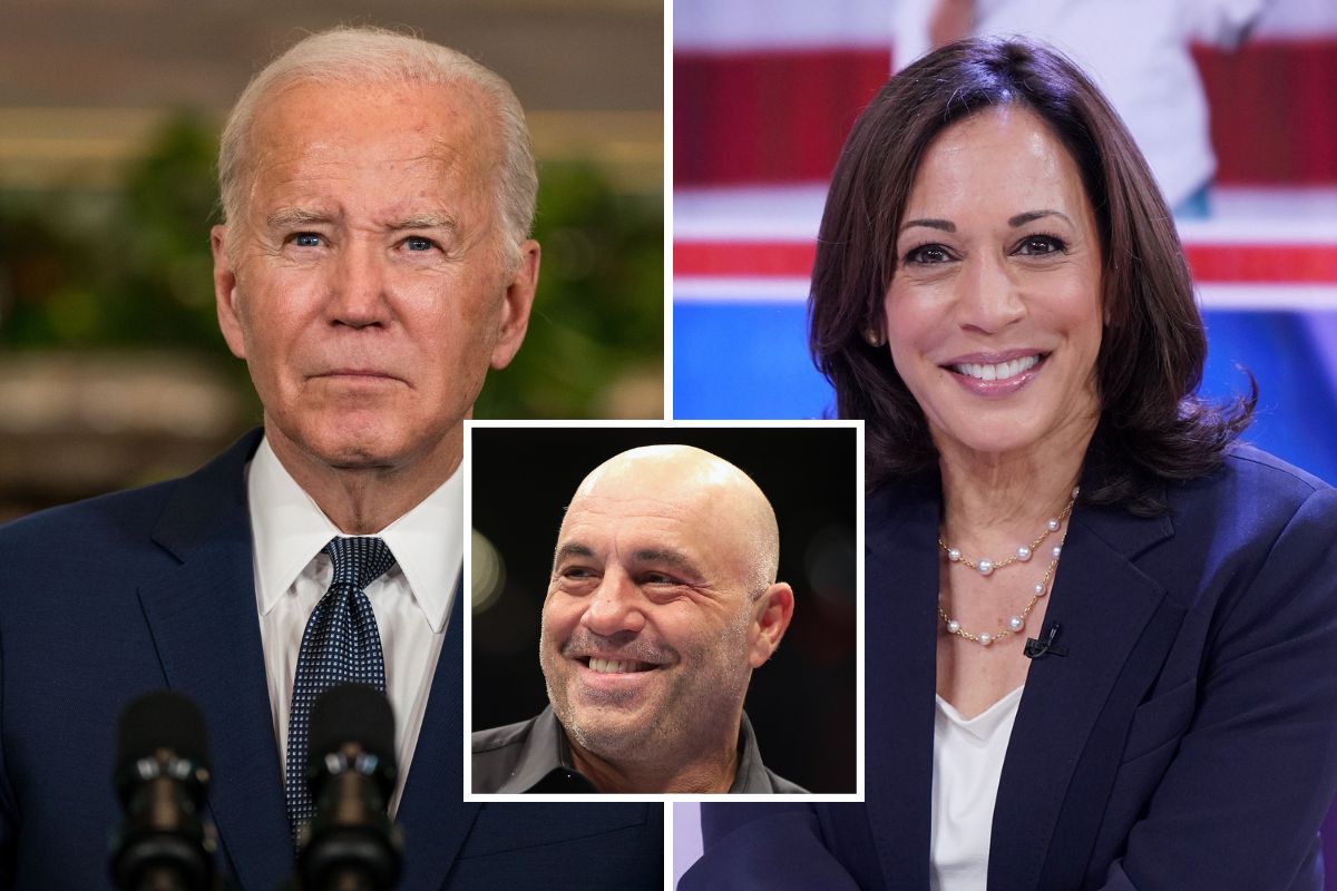 Joe Rogan Tests Biden's Kamala Harris Call, 'Likely' AI - Newsweek
