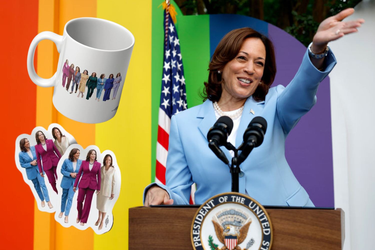 Internet Goes Wild for Kamala Harris Pride Merch As 1,100 LGBTQ+ ...