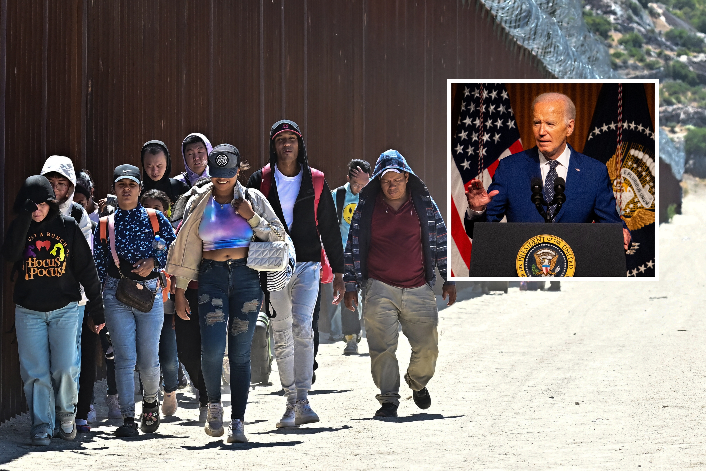 Officers Tell Migrants They 'Don't Care' While Enforcing Biden's Asylum ...