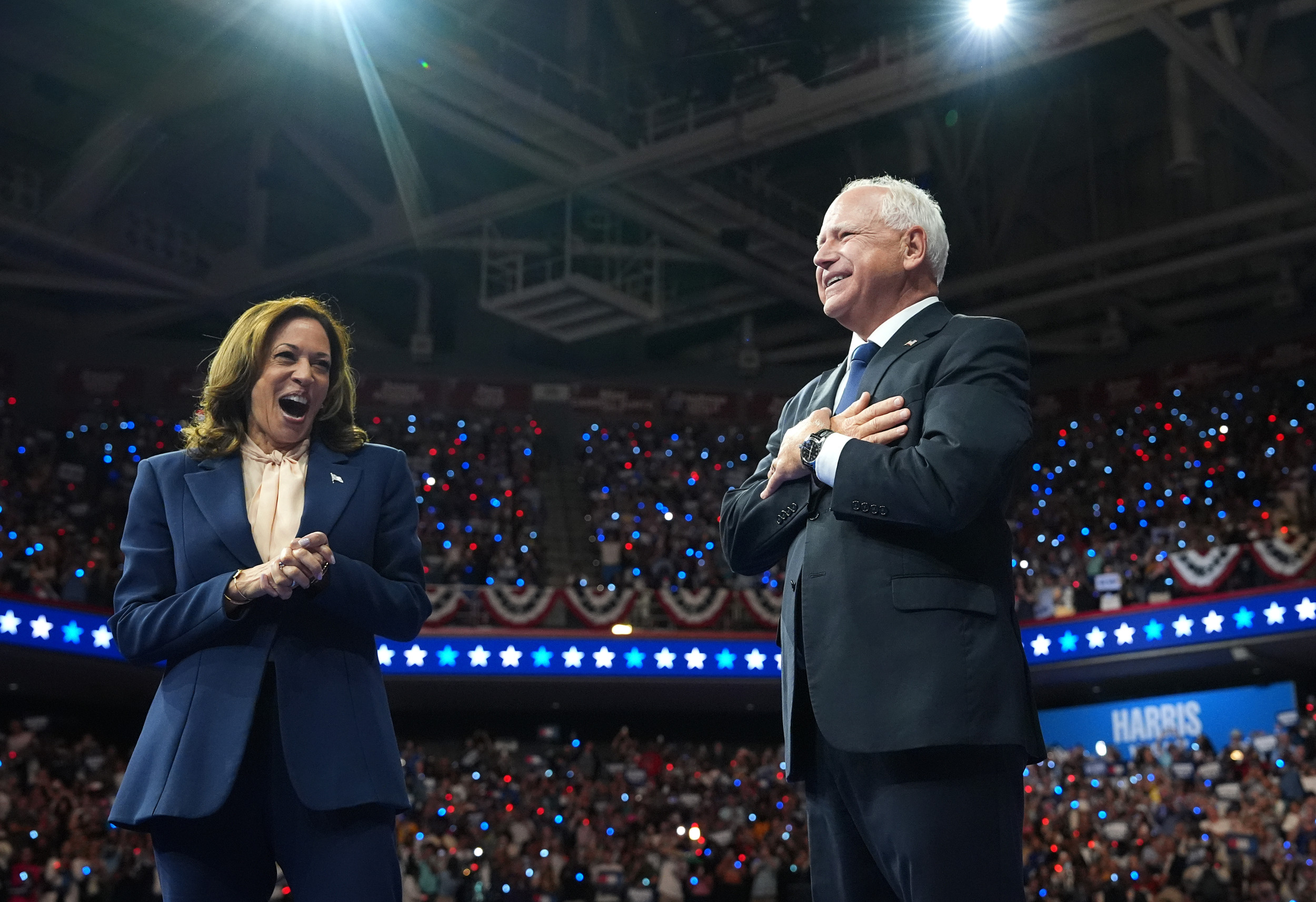 Tim Walz Fires Up Philly: 'We Have 91 Days. We'll Sleep When We're Dead ...