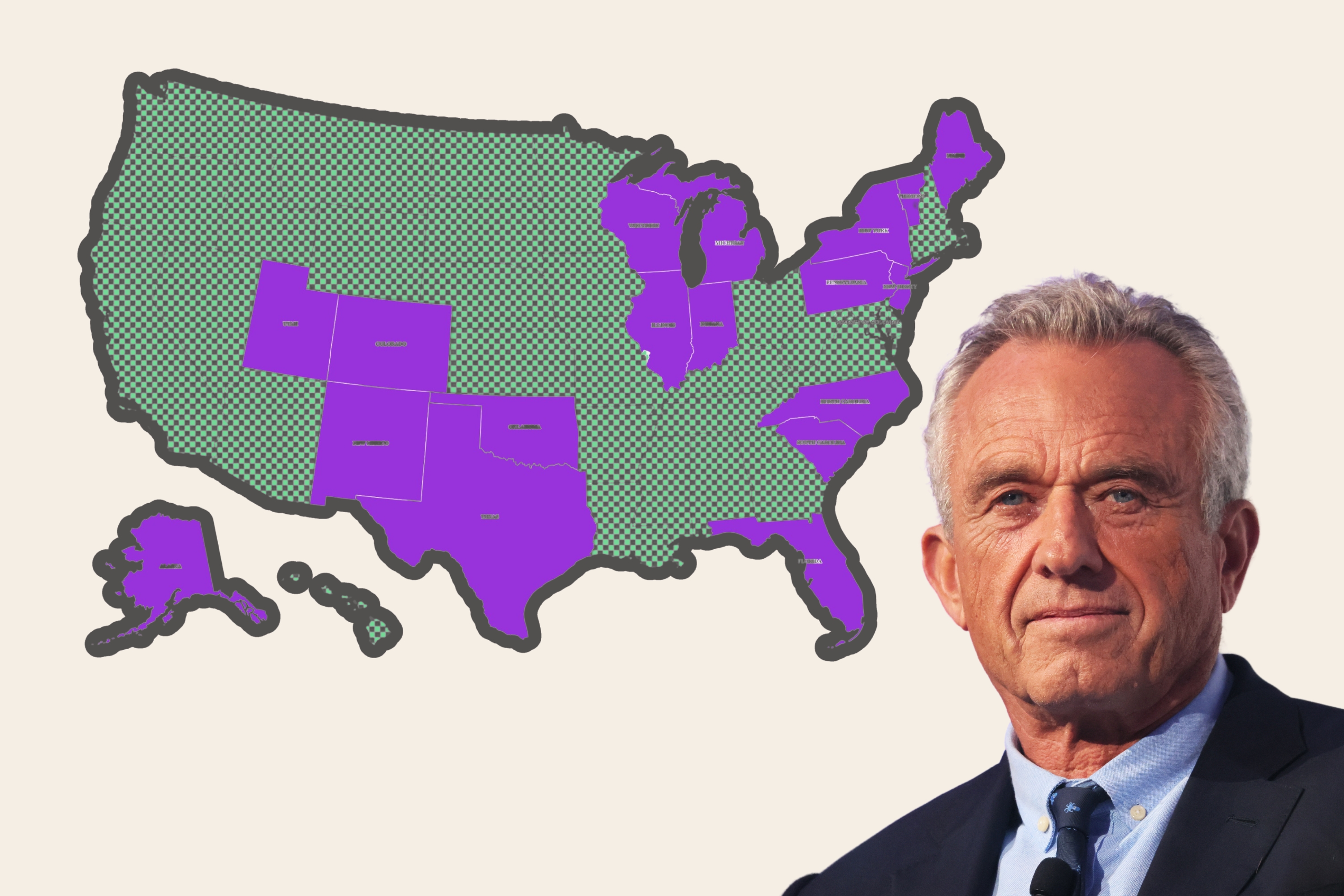 Map Shows States Where RFK Jr Is Now on the Ballot - Newsweek Map Shows States Where RFK Jr Is Now on the Ballot - Newsweek
