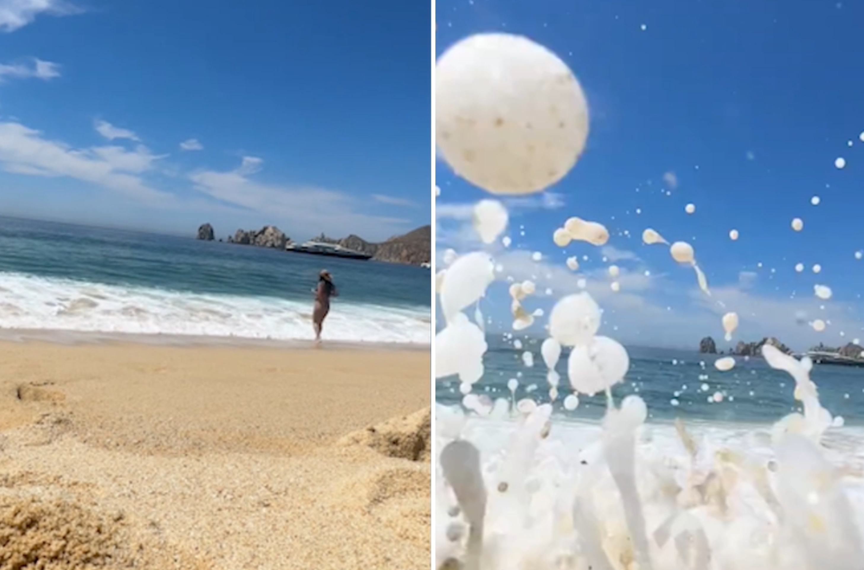 Woman Tries To Capture Idyllic Beach Moment, Mother Nature Has Other ...
