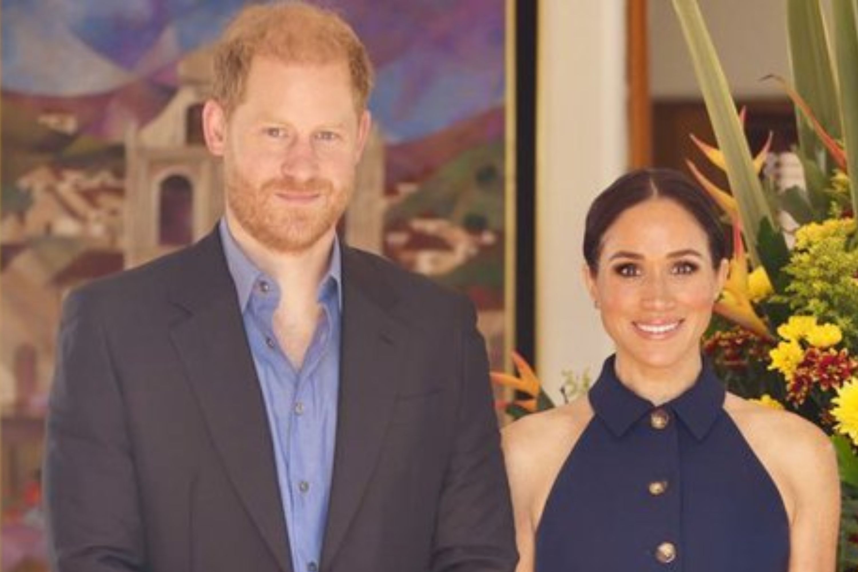 Prince Harry and Meghan Arrive for Colombia Tour - Newsweek