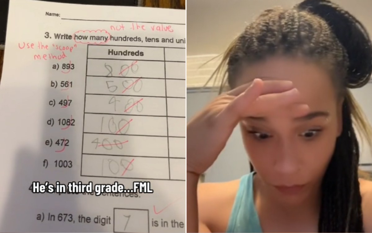 Mom Helps 9-Year-Old Son With Math Homework, 'Ashamed' When She Sees ...