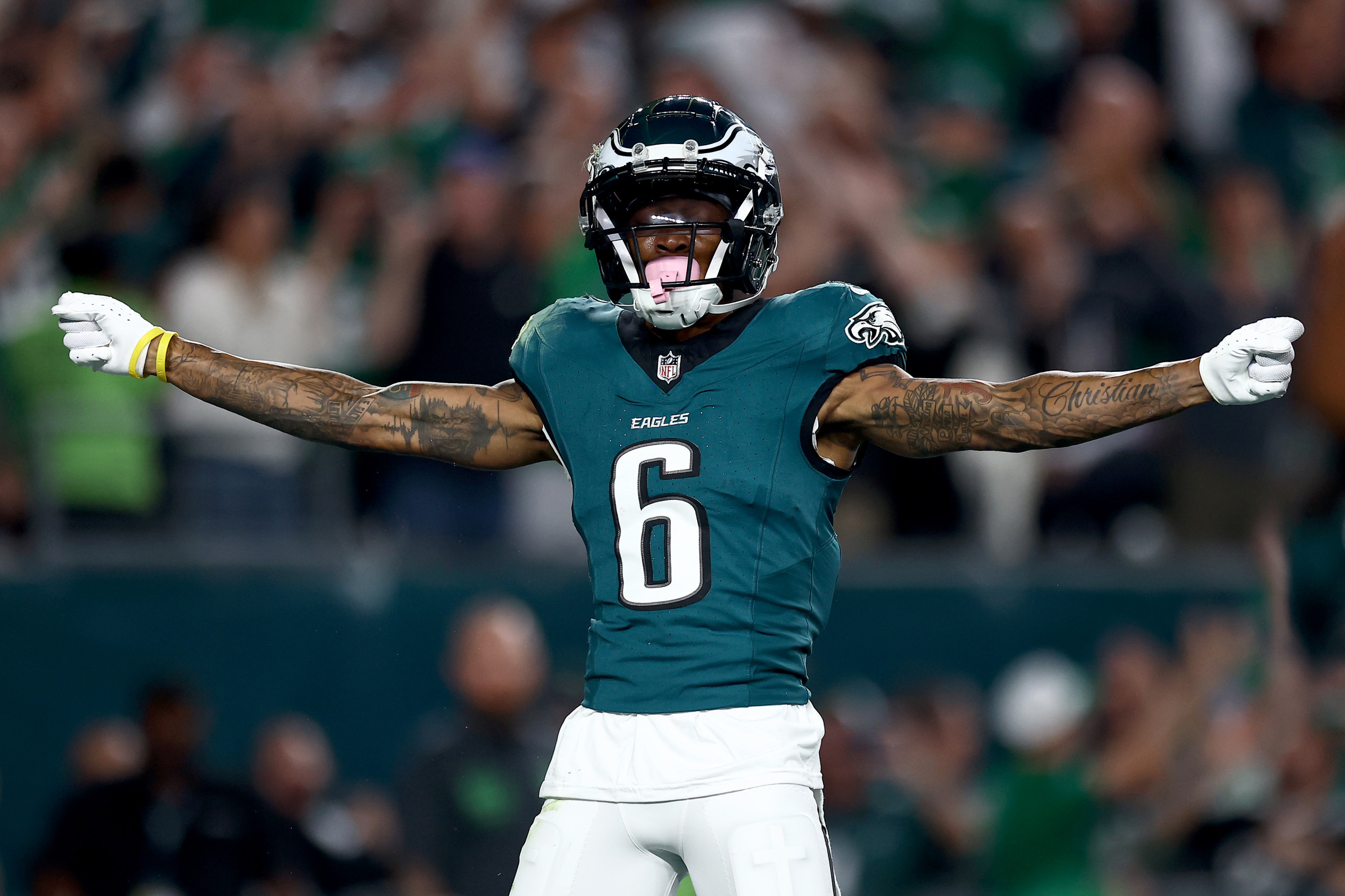 Eagles Star DeVonta Smith Ruled Out For Remainder of Game After ...