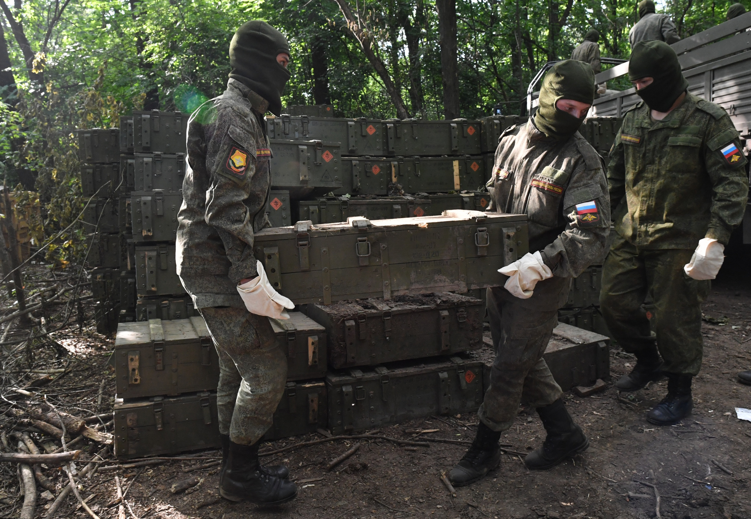 Satellite Photos Reveal 270ft Crater, Major Damage to Russian Ammo ...