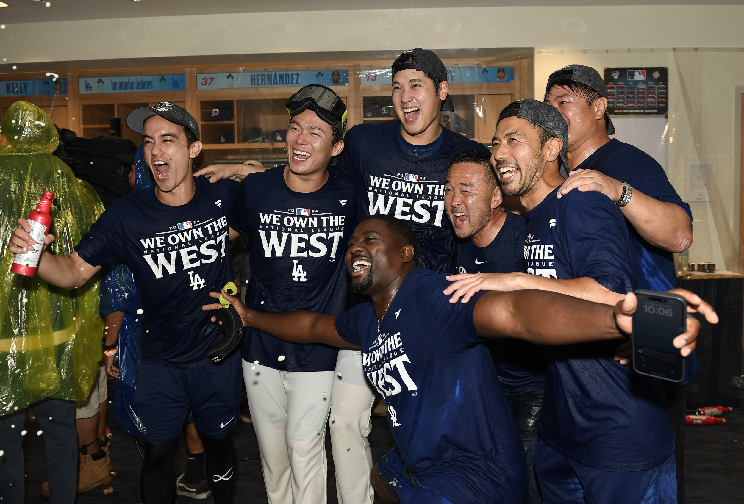 Dodgers Star Shohei Ohtani Revels In First Division Championship in MLB ...