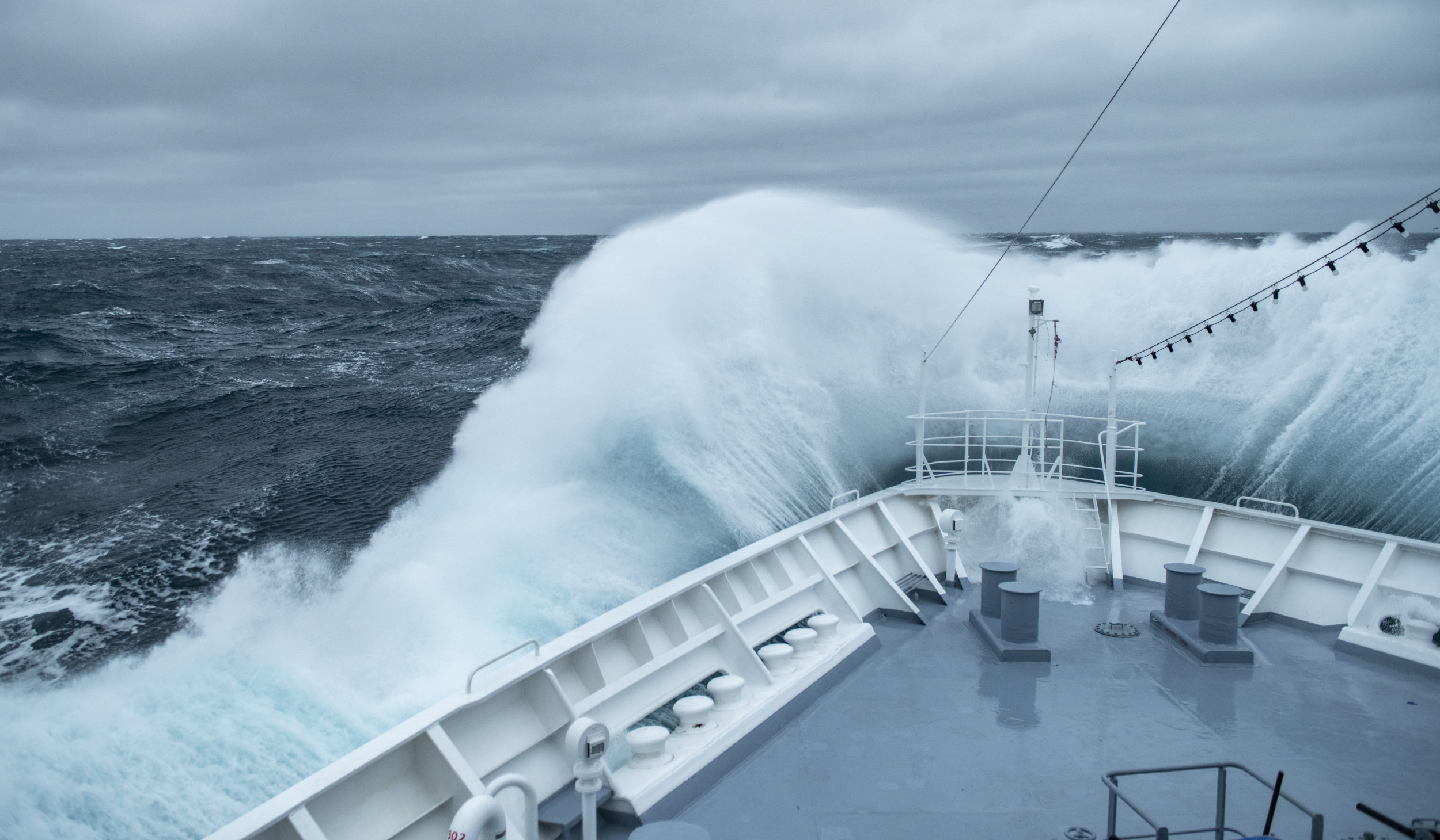 Ships In Rough Weather