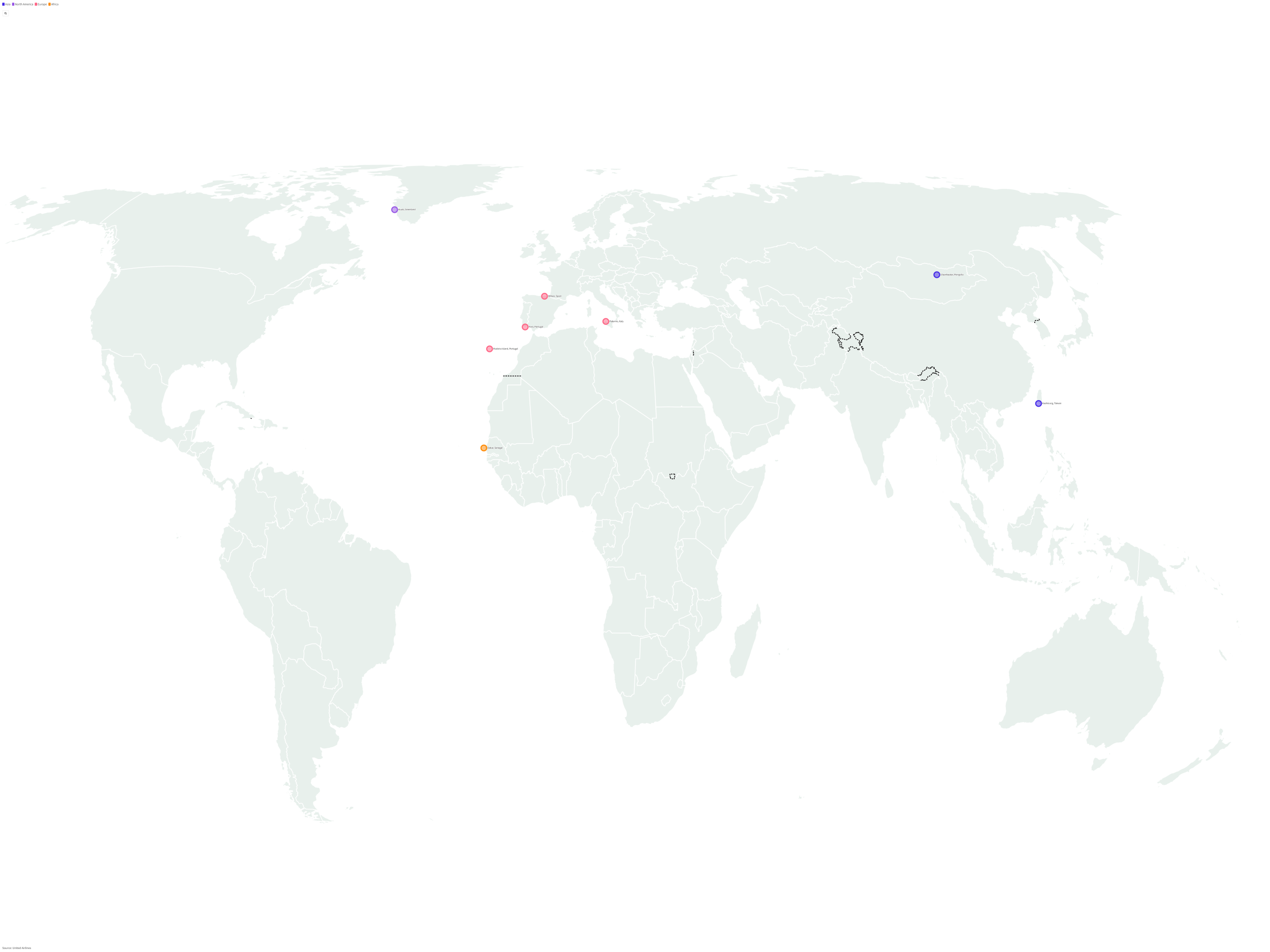 United Airlines Domestic Route Map Route Map Flight Map