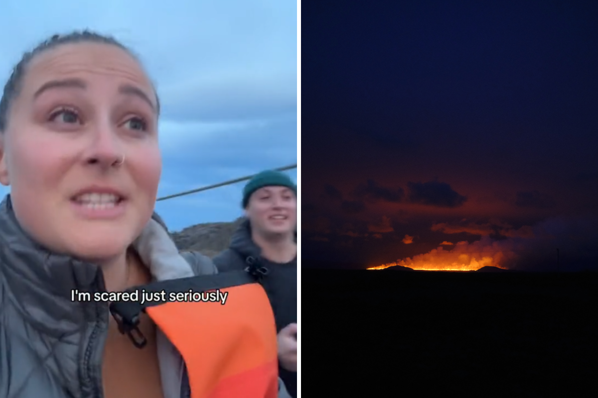 Terrifying Scenes As Florida Tourists Evacuate As Volcano Could Erupt