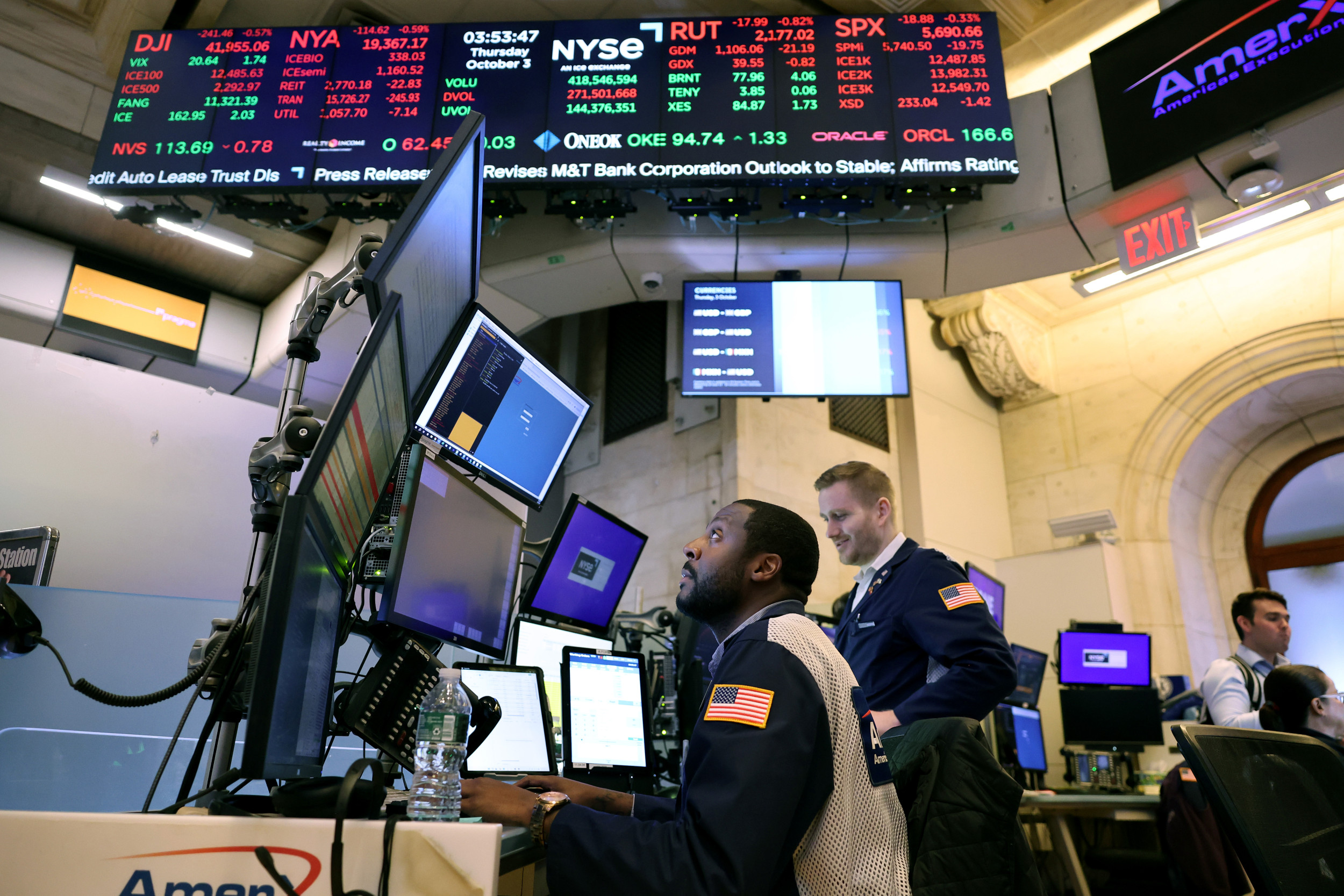 US Stocks Remain Steady at Near Records as Oil Drops - Newsweek