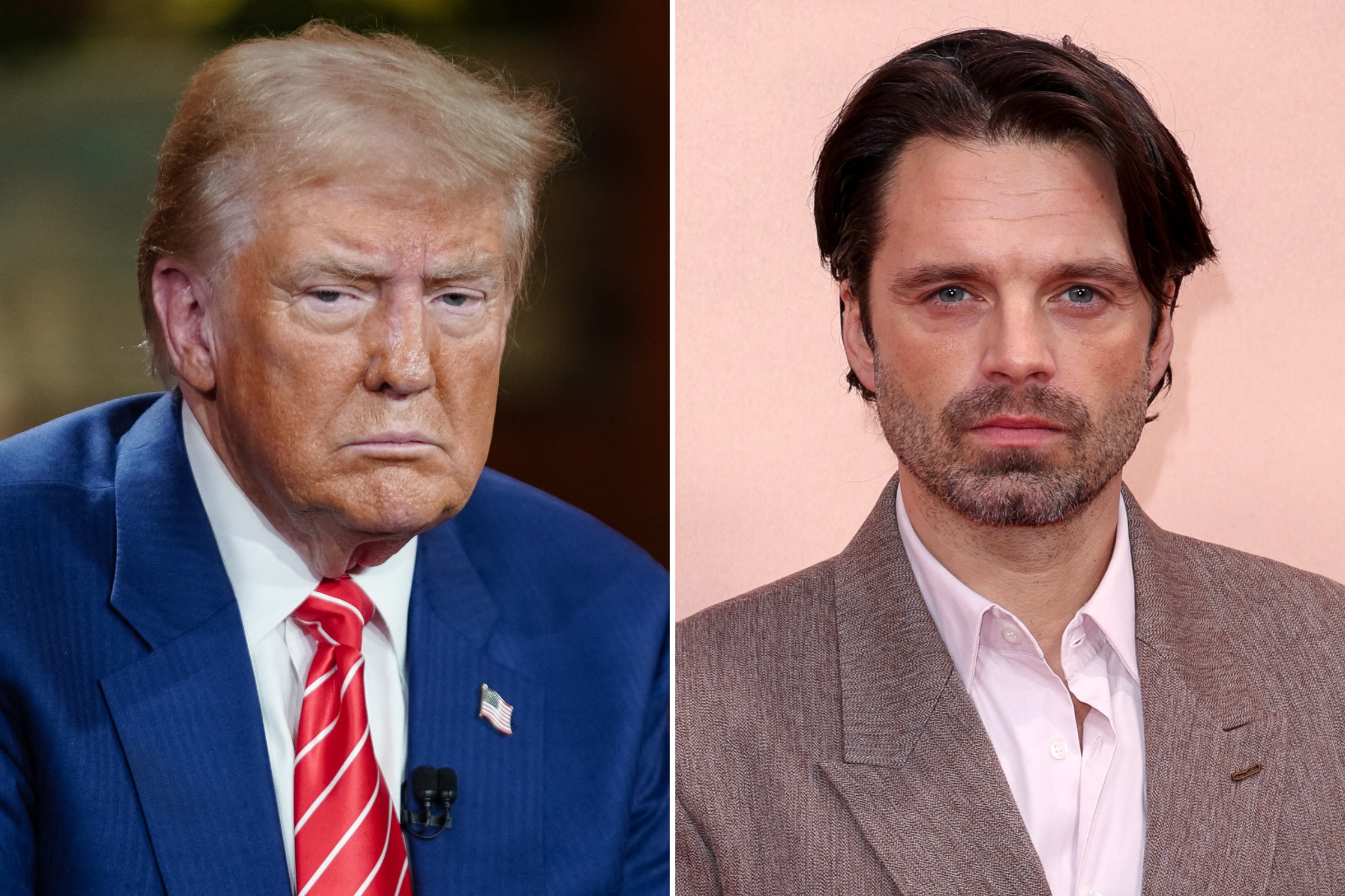 Sebastian Stan Says Wearing Donald Trump Makeup 'Turned Out Terribly ...