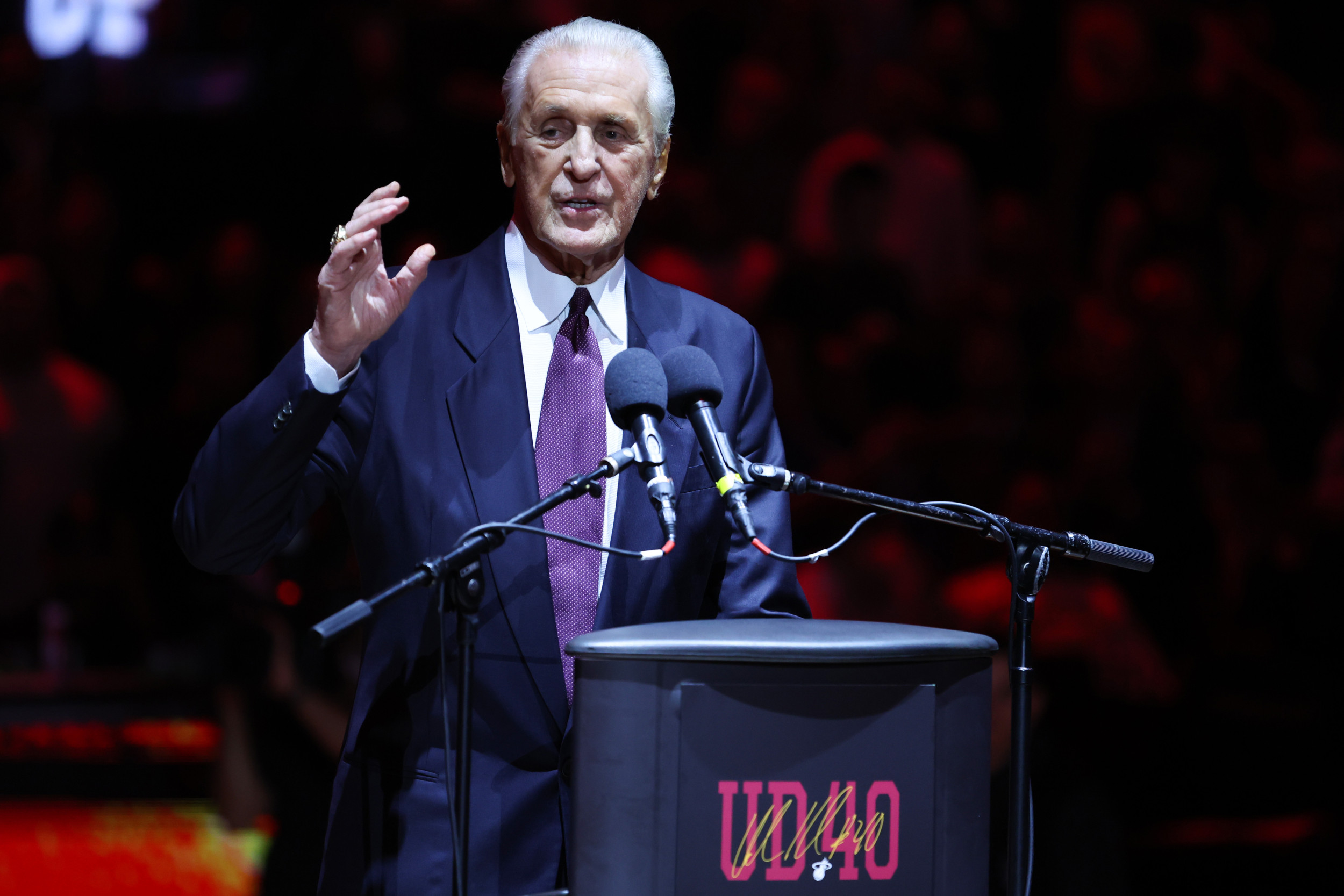 Heat GM Pat Riley Has Surprising Take on Team Despite Last Year's ...