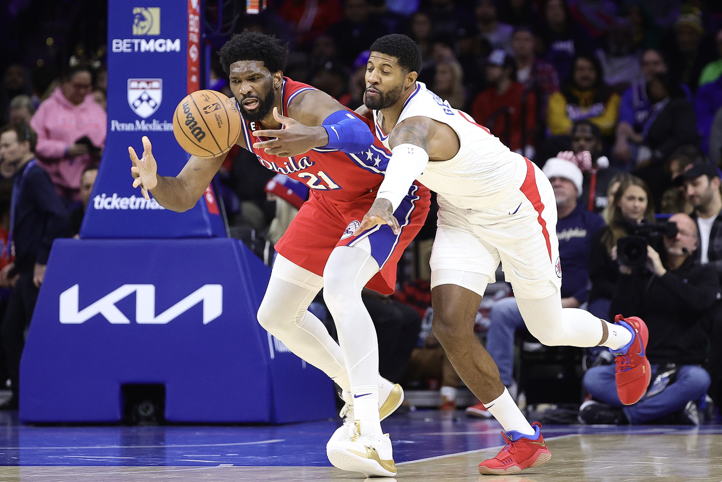 76ers Stars Joel Embiid and Paul George Out for Season Opener - Newsweek