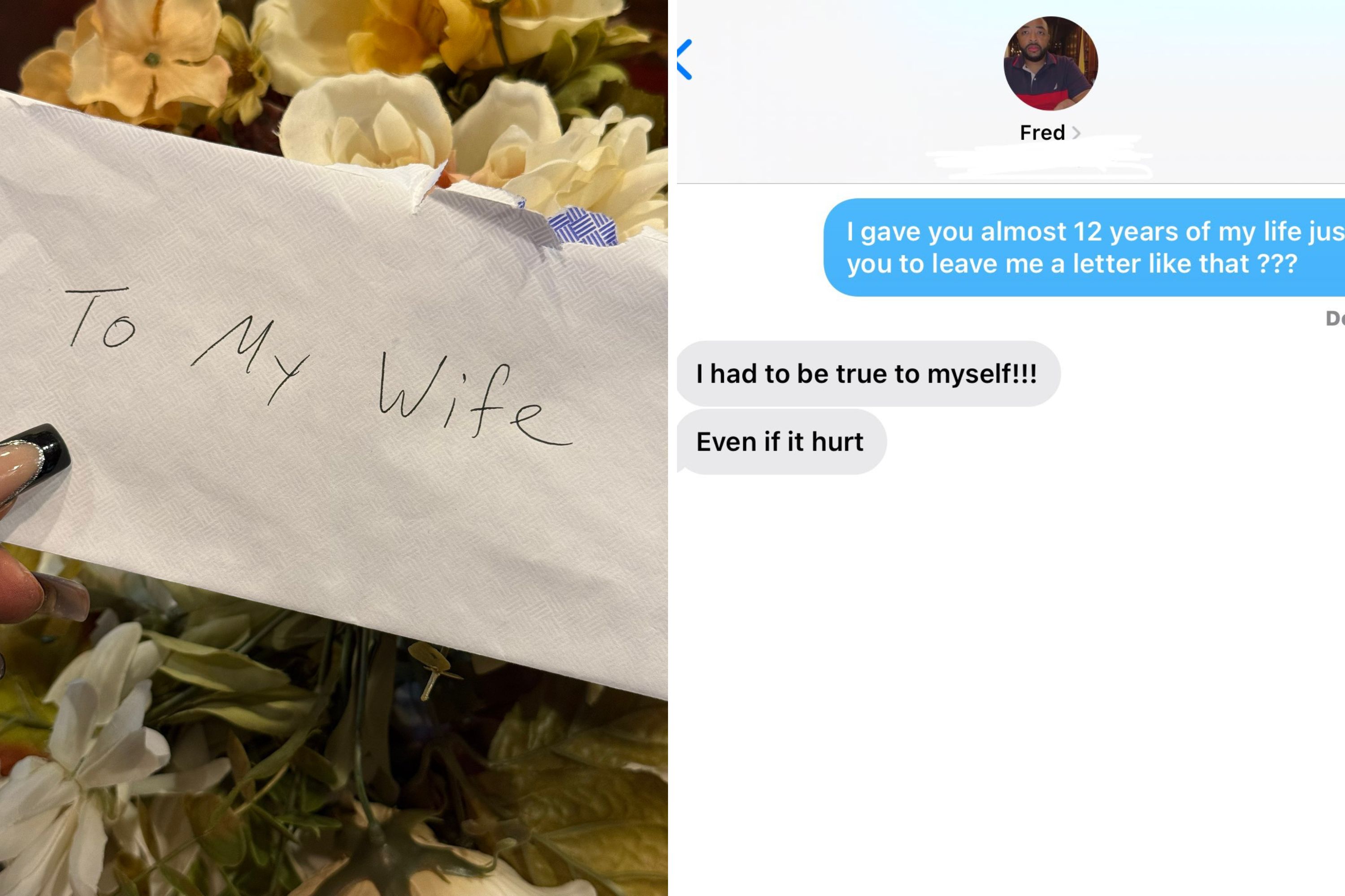 Wife Wakes Up To Find Letter From Husband of 11 Years Revealing 'My ...
