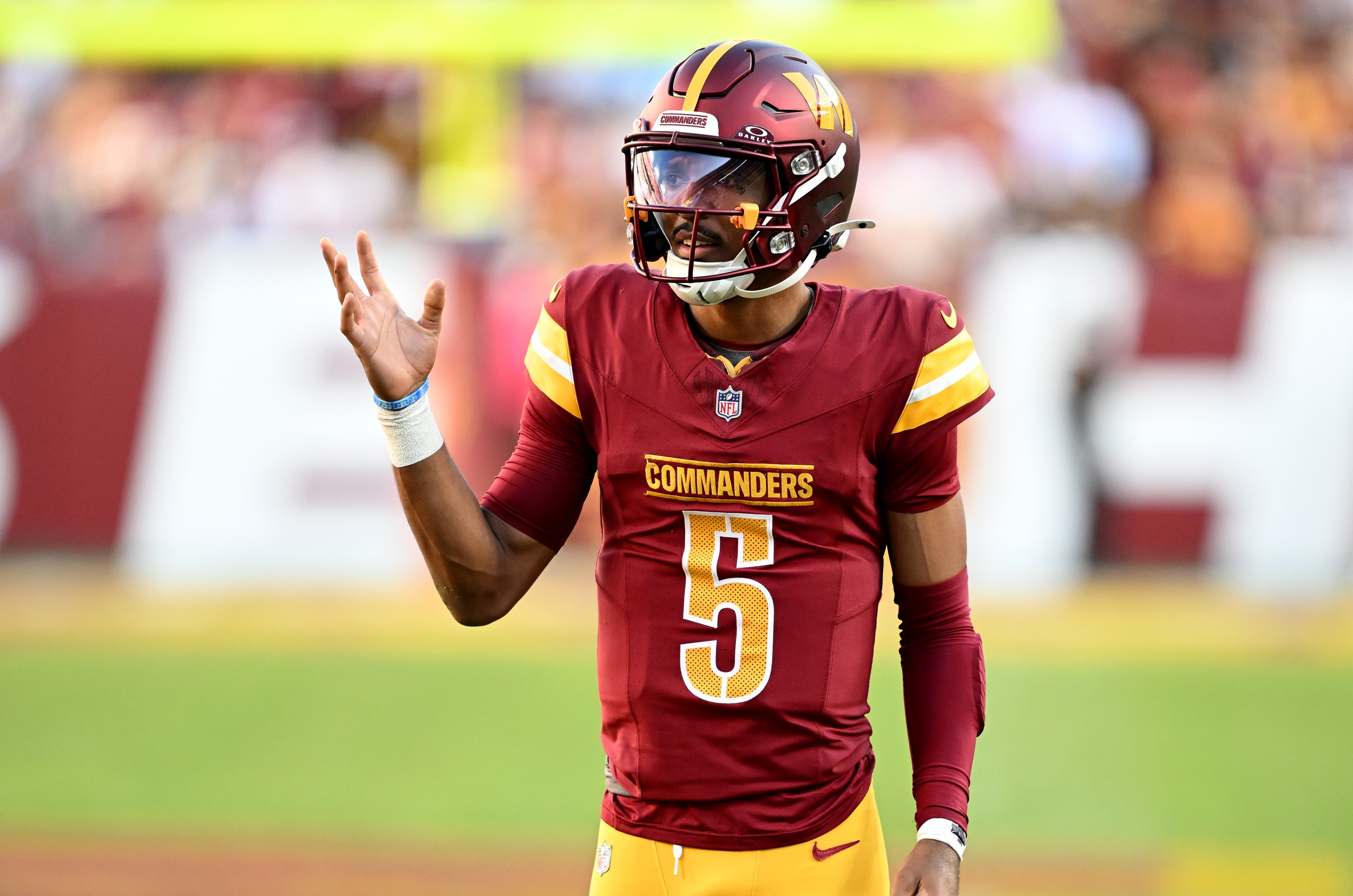 Commanders' Jayden Daniels 'Likely' to Play in Showdown With Caleb Williams - Newsweek