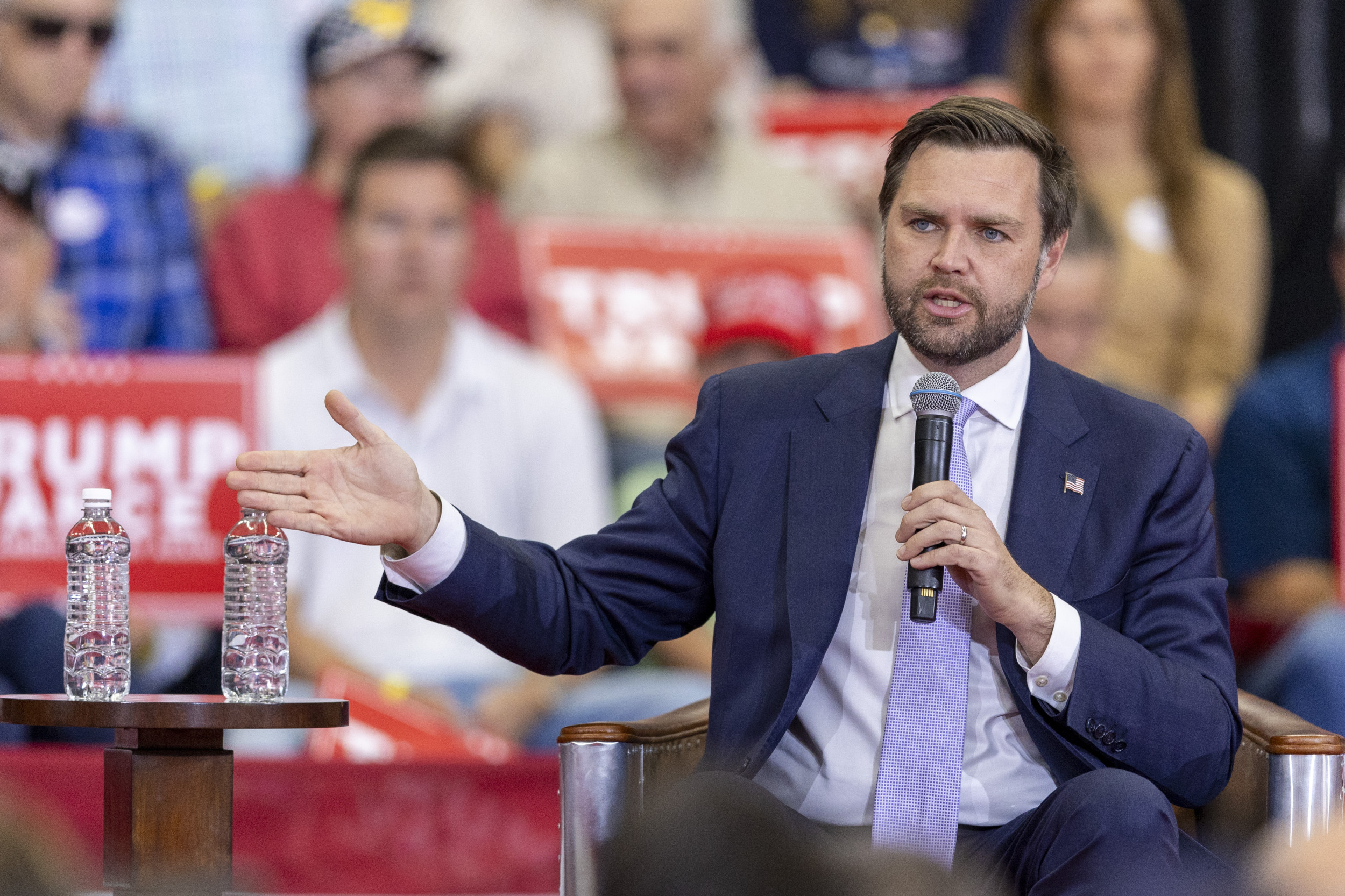 Trump Holds Rally in Georgia, Harris and Walz Both Take Stage in ...