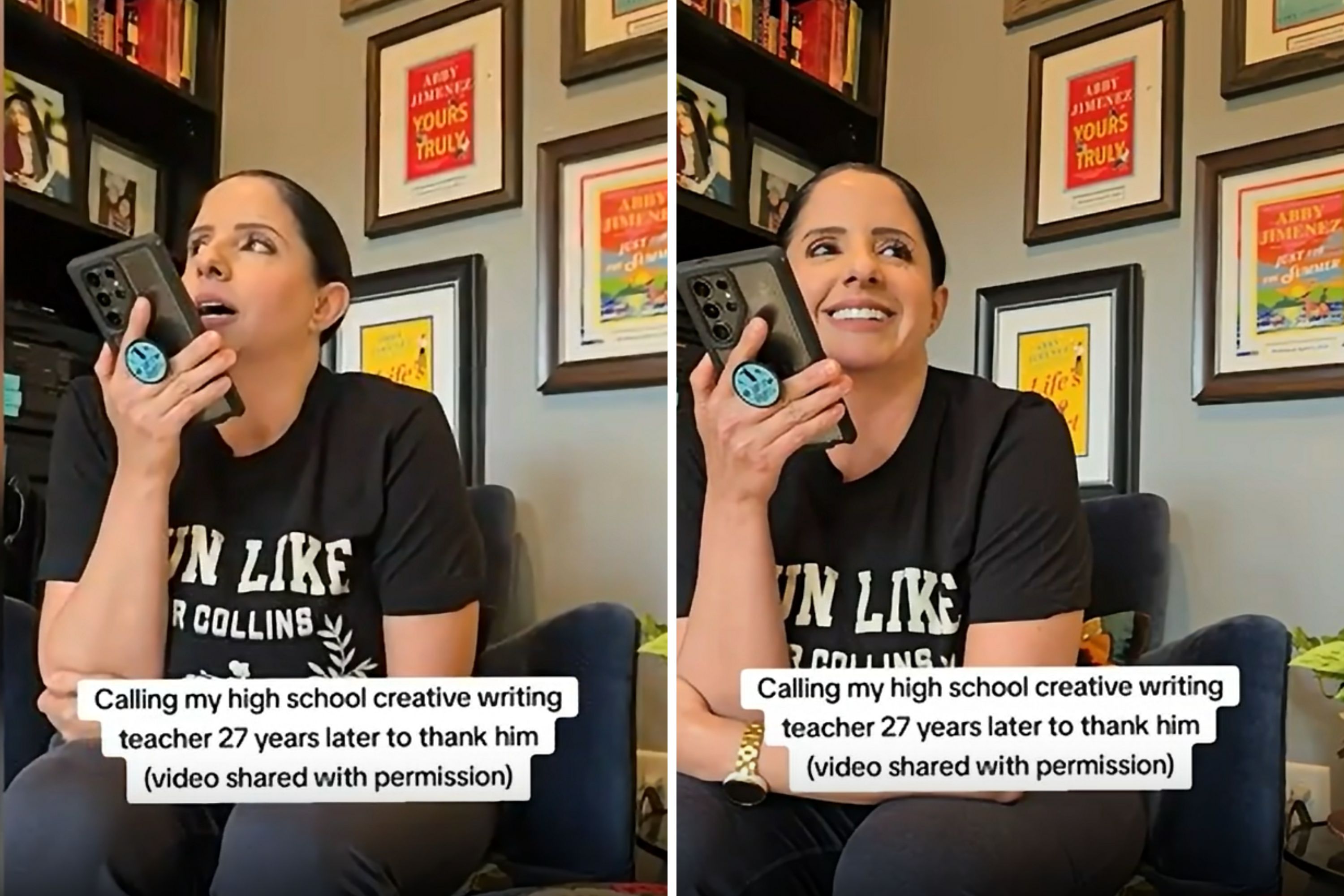 Moment Author Calls High School Teacher To Thank Him—27 Years Later ...