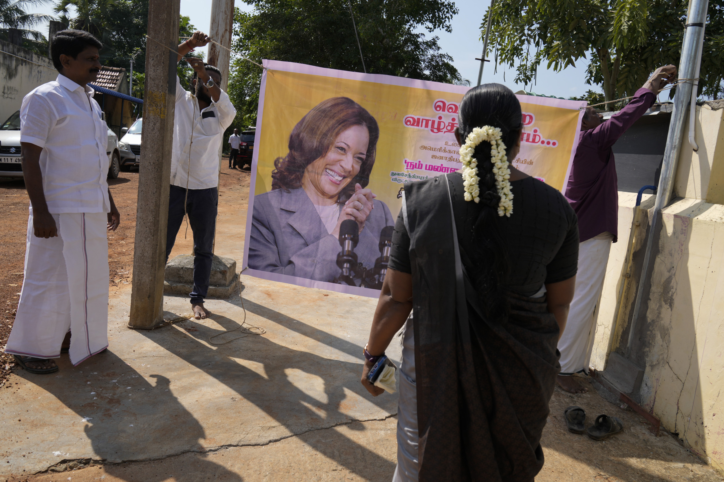 Kamala Harris' Ancestral Village in India Rallies, Prays for Her Win ... Kamala Harris' Ancestral Village in India Rallies, Prays for Her Win ...