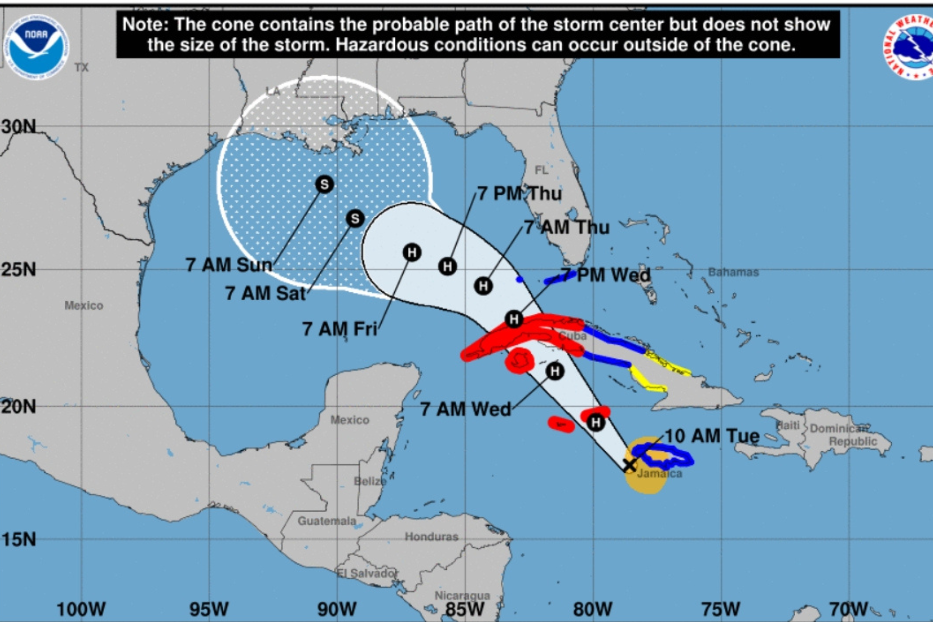 Will Tropical Storm Rafael Be Torn Apart by Winds Before Hitting US ...