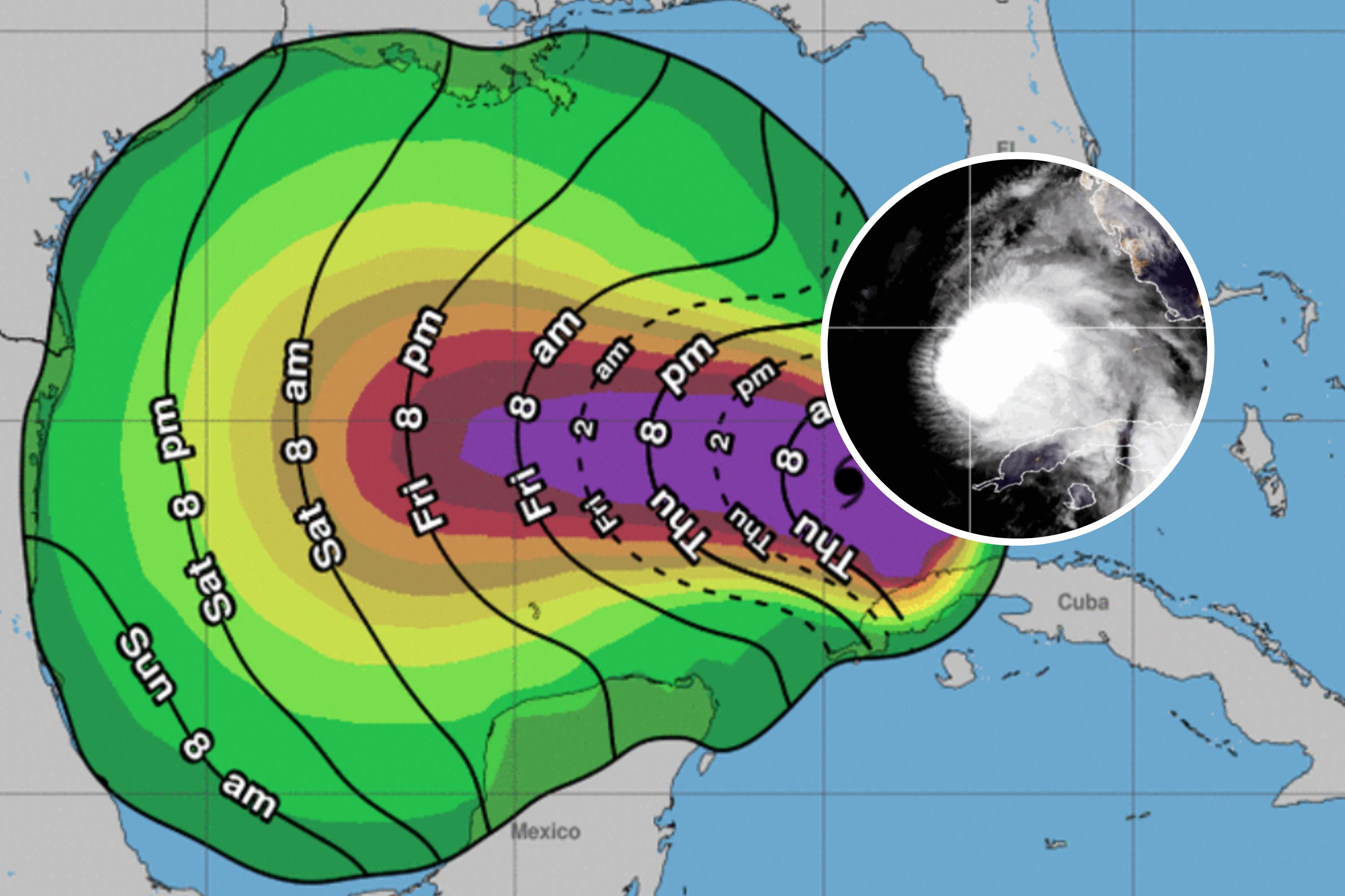 Hurricane Rafael Update: Map Reveals When Category 2 Storm Will Hit - Newsweek