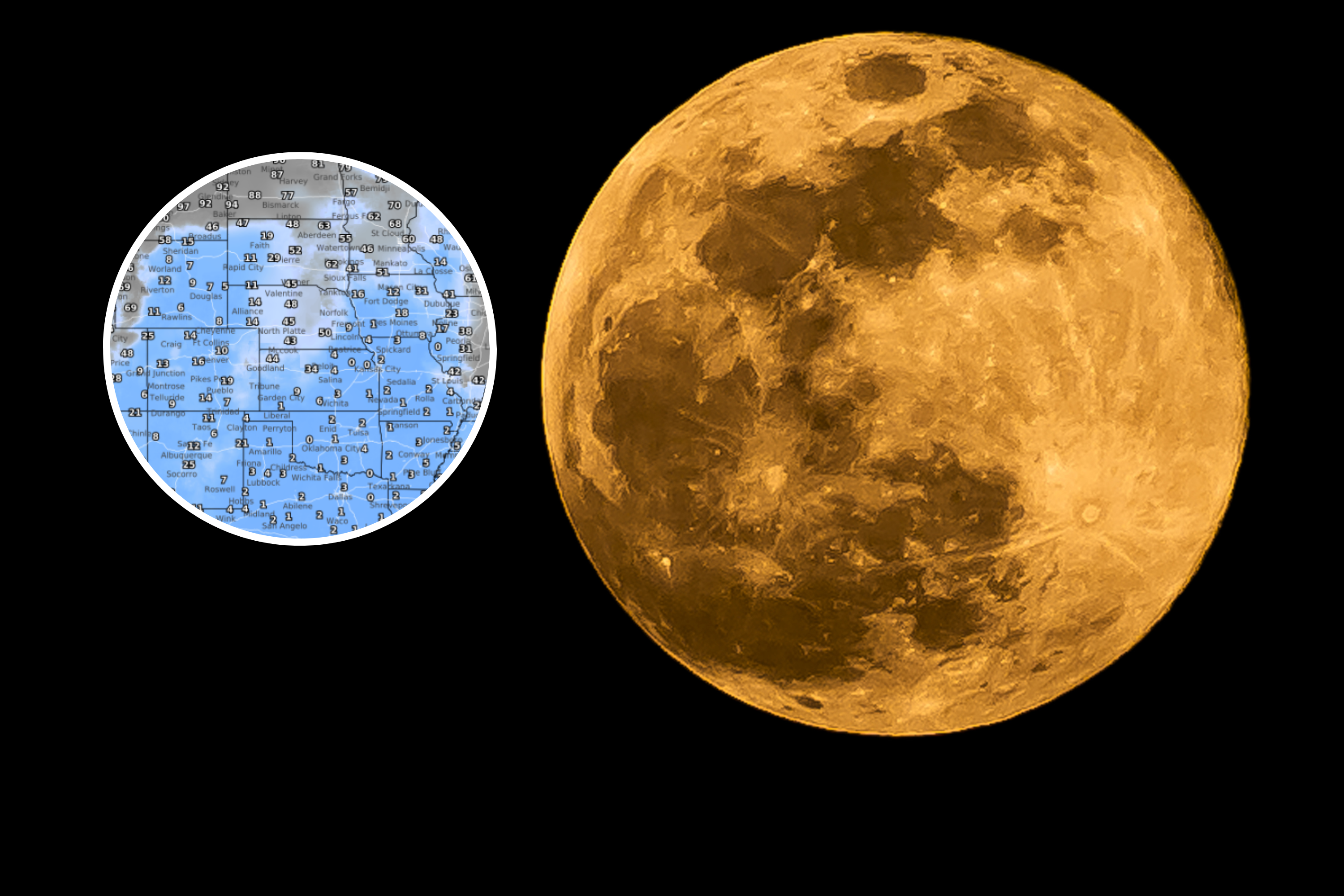 Full Moon Map Browse All : Moon And Space And Separate Map Of Moon