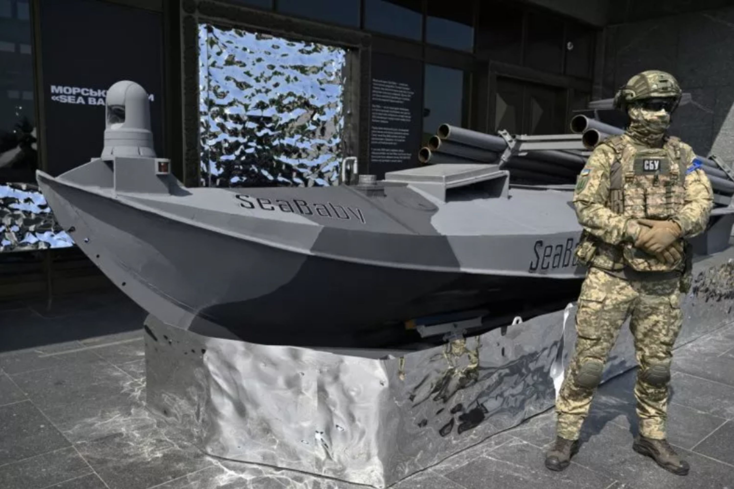 Russian Black Sea Gas Platforms Targeted by 'Sea Baby' Drones - Newsweek