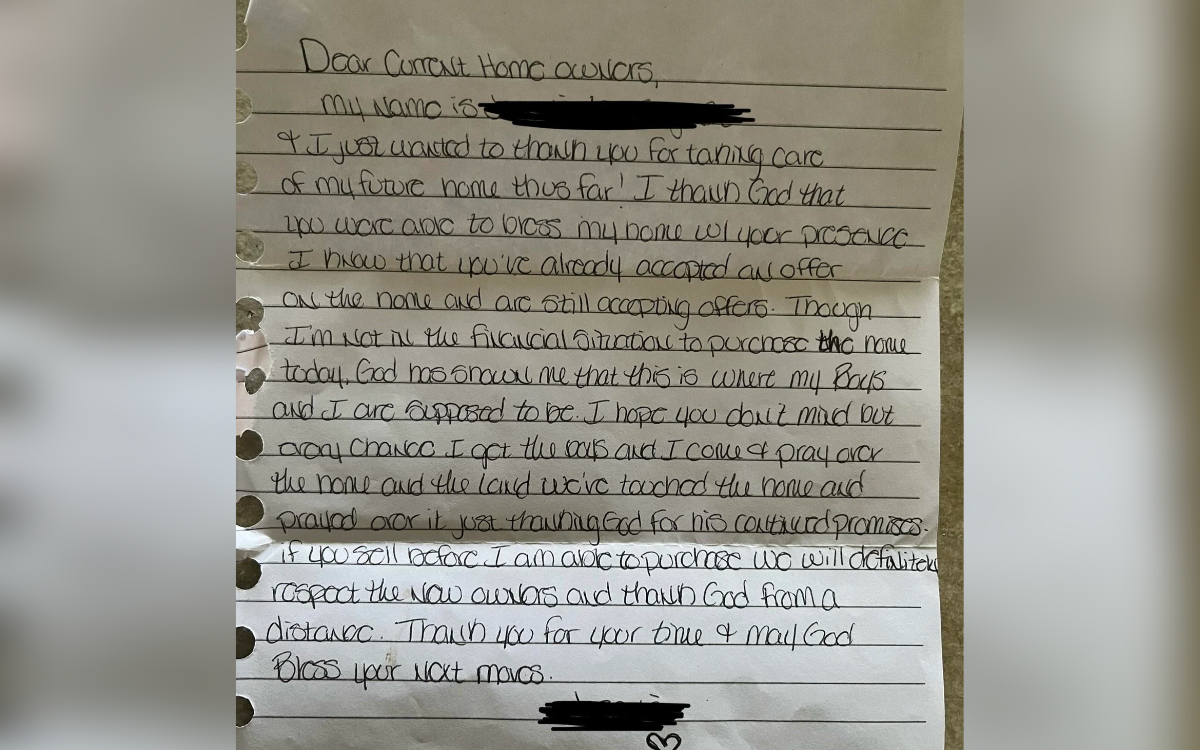 Woman Moves into House, Finds Disturbing Note in Mailbox: 'I Was Scared ...