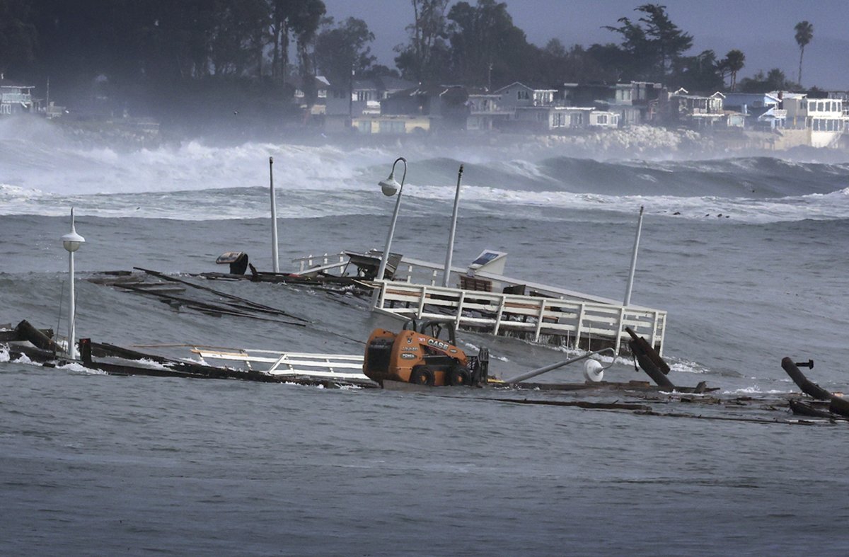 California Pier Collapse Video Shows Santa Cruz Wharf Partially Washed ... California Pier Collapse Video Shows Santa Cruz Wharf Partially Washed ...