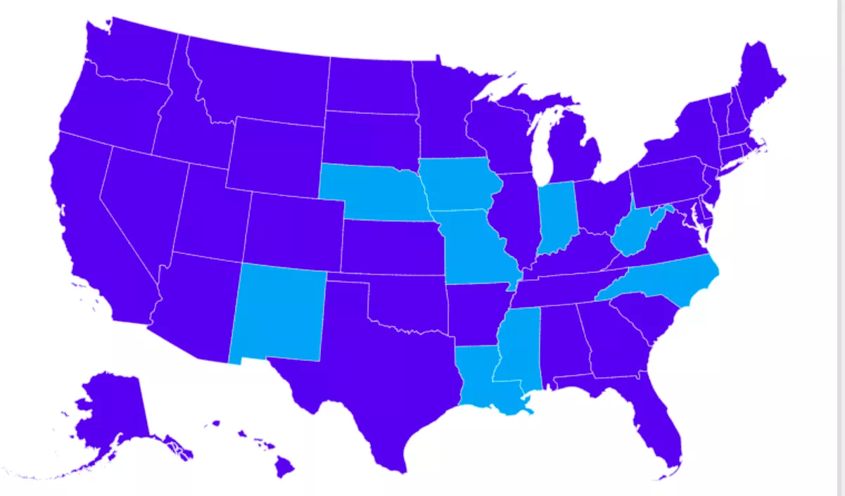 Map shows 9 states where income tax is cut for 2025 - Tax Advantage System