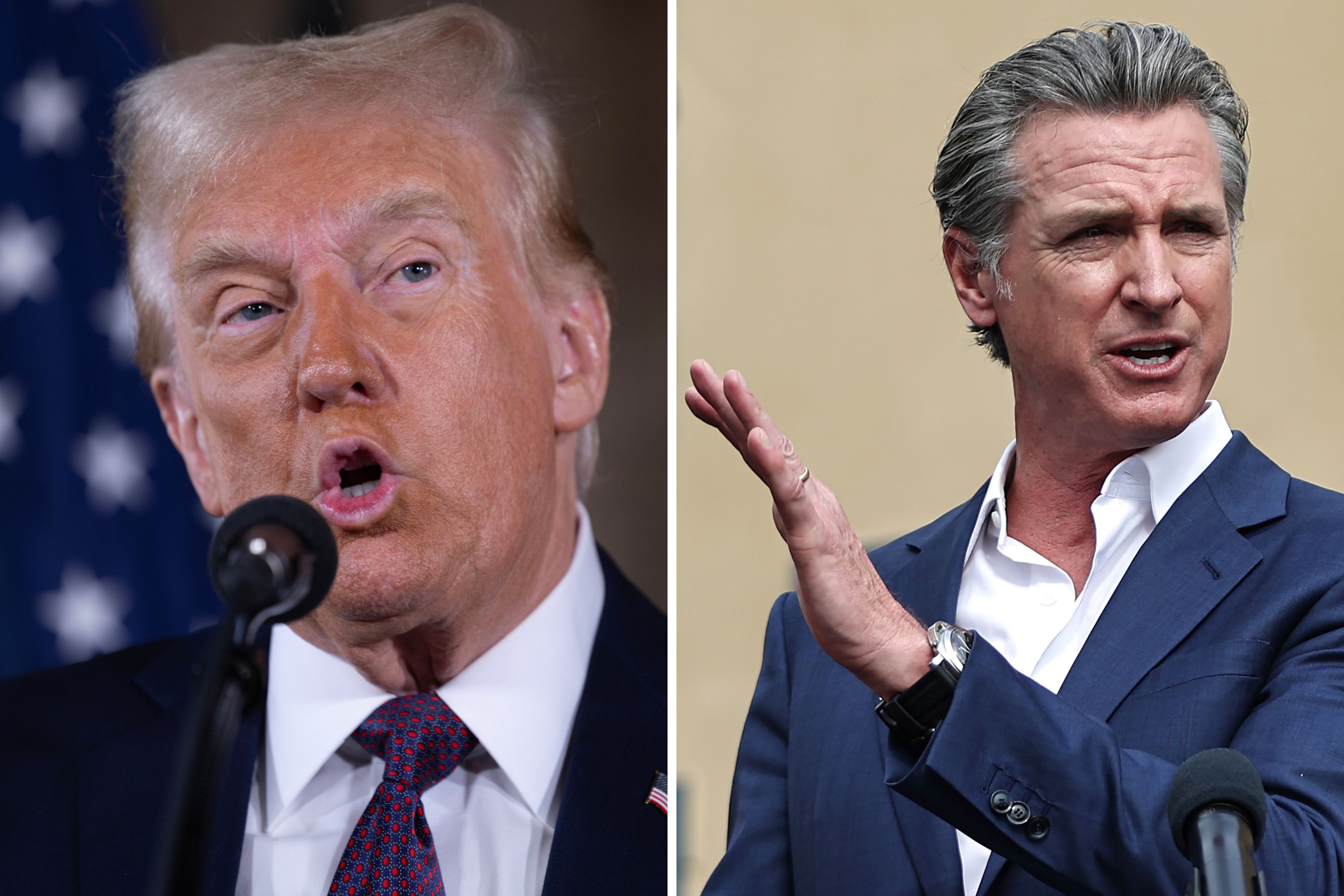 Donald Trump Issues New Demand Of Gavin Newsom As Los Angeles Fires