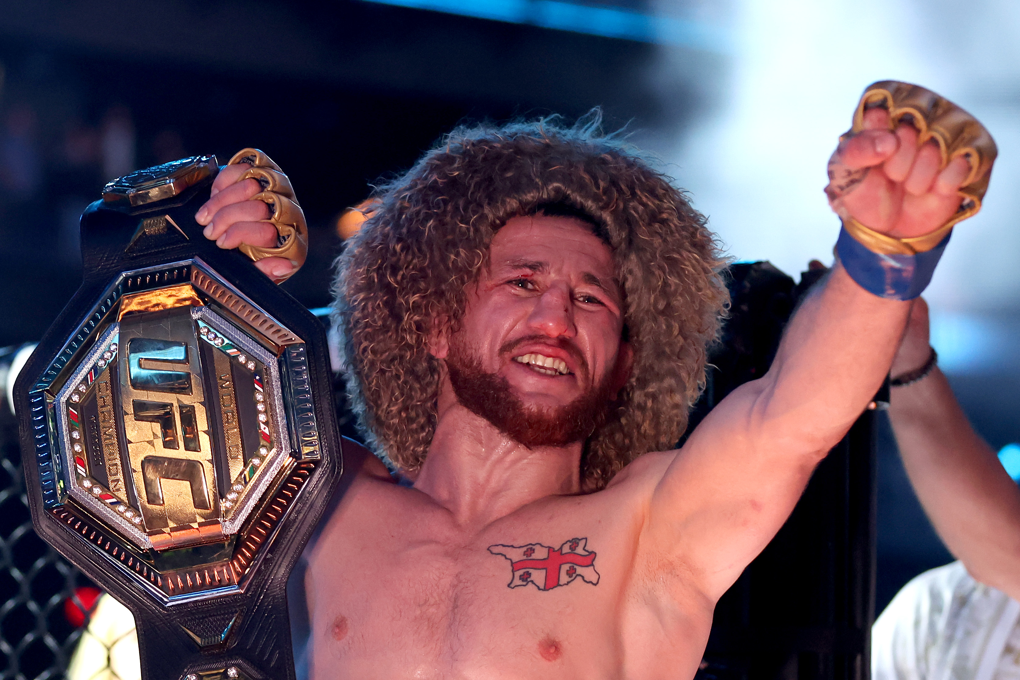 Merab Dvalishvili Reveals Trick That Got Injured Leg Through UFC 311 ...