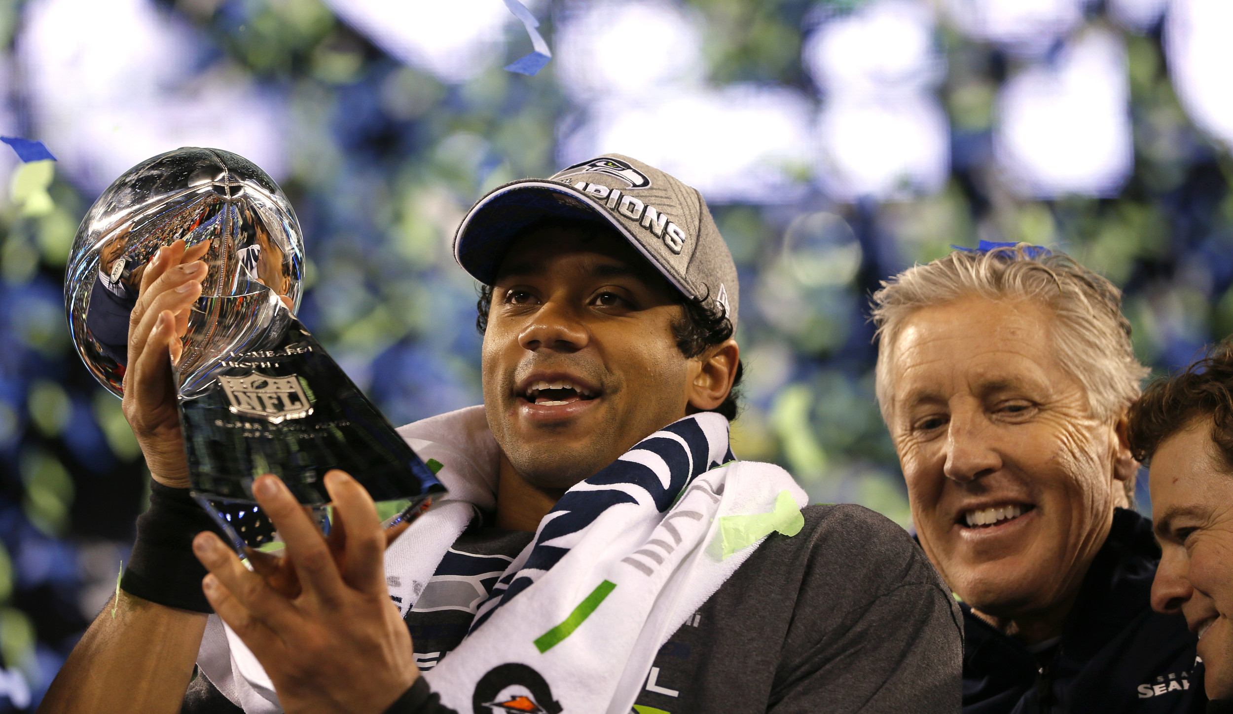 Russell Wilson As Pete Carroll QB Russell Wilson Denies He Wanted