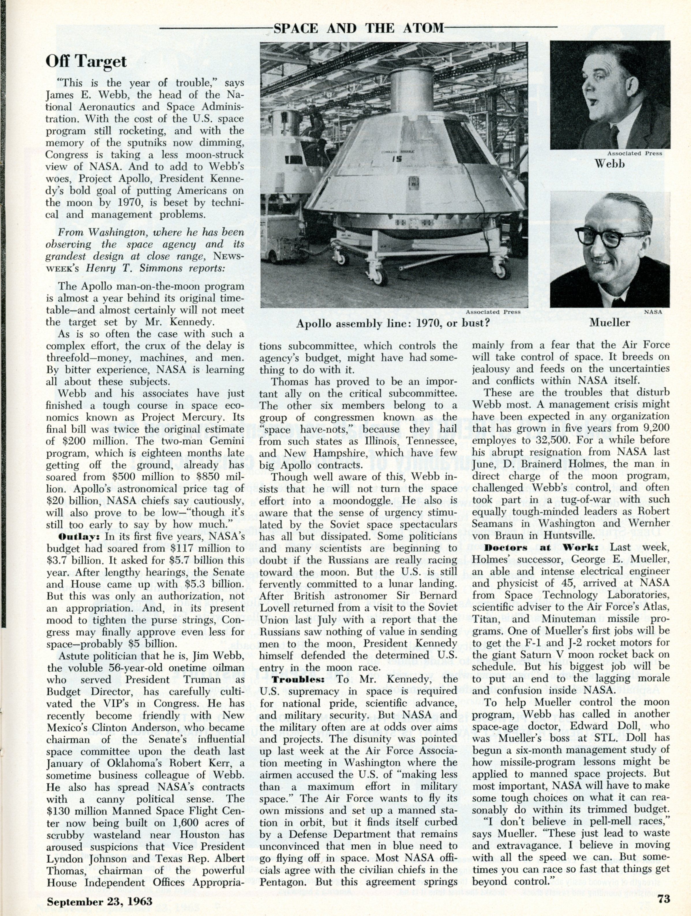 September 23, 1963 - Newsweek