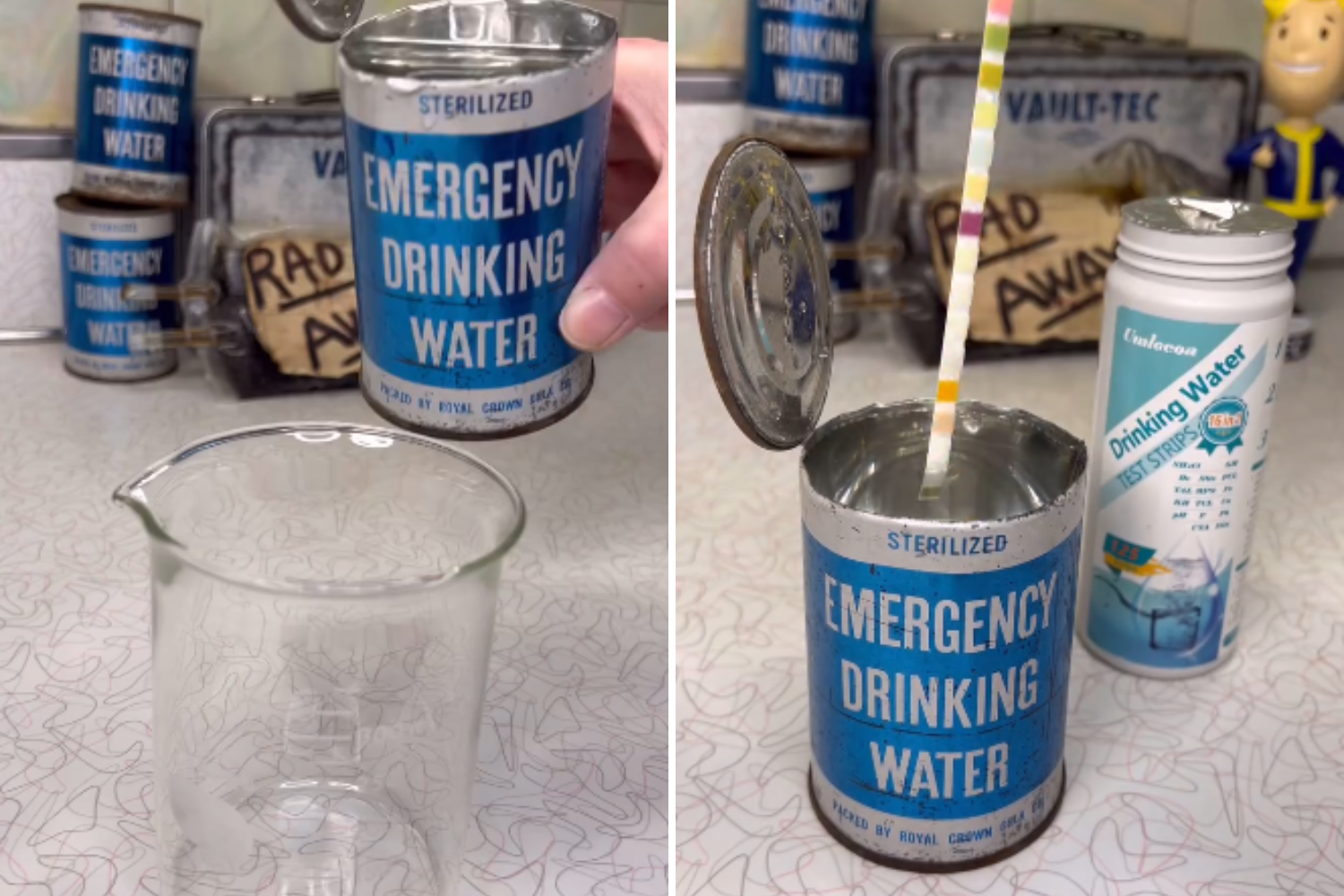Woman Tests 70-Year-Old Emergency Water, Internet Shocked by Result ...