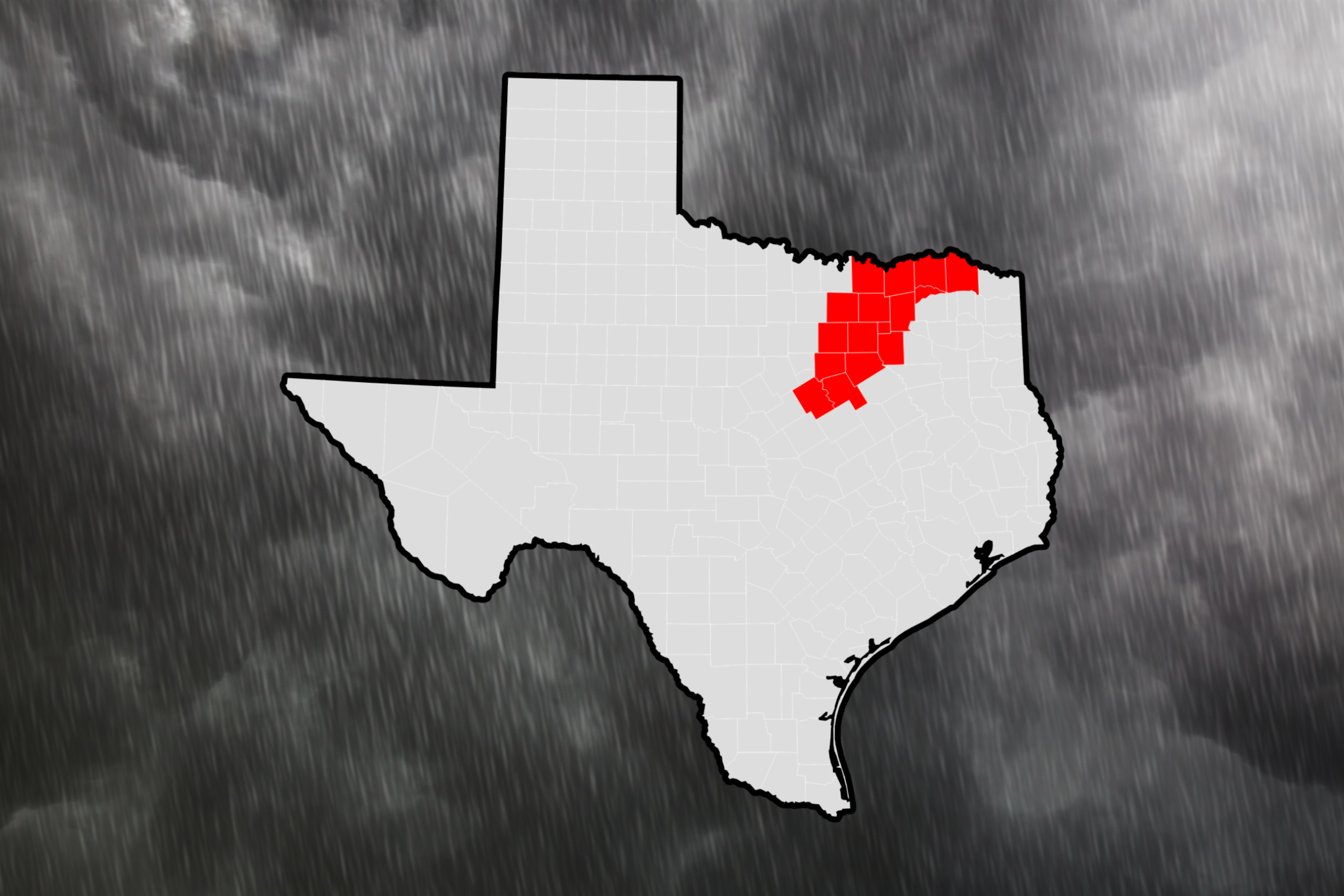 Texas Flash Flood Map Shows Counties to Be Hardest Hit - Newsweek