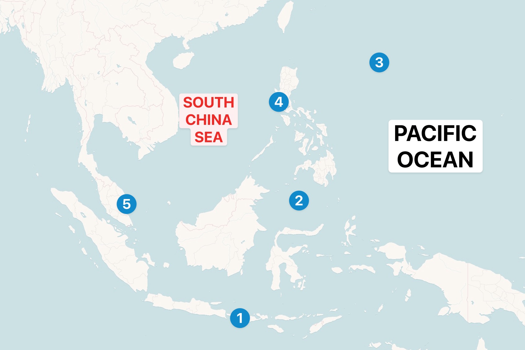 Map shows French aircraft carrier's historic deployment to Pacific ...