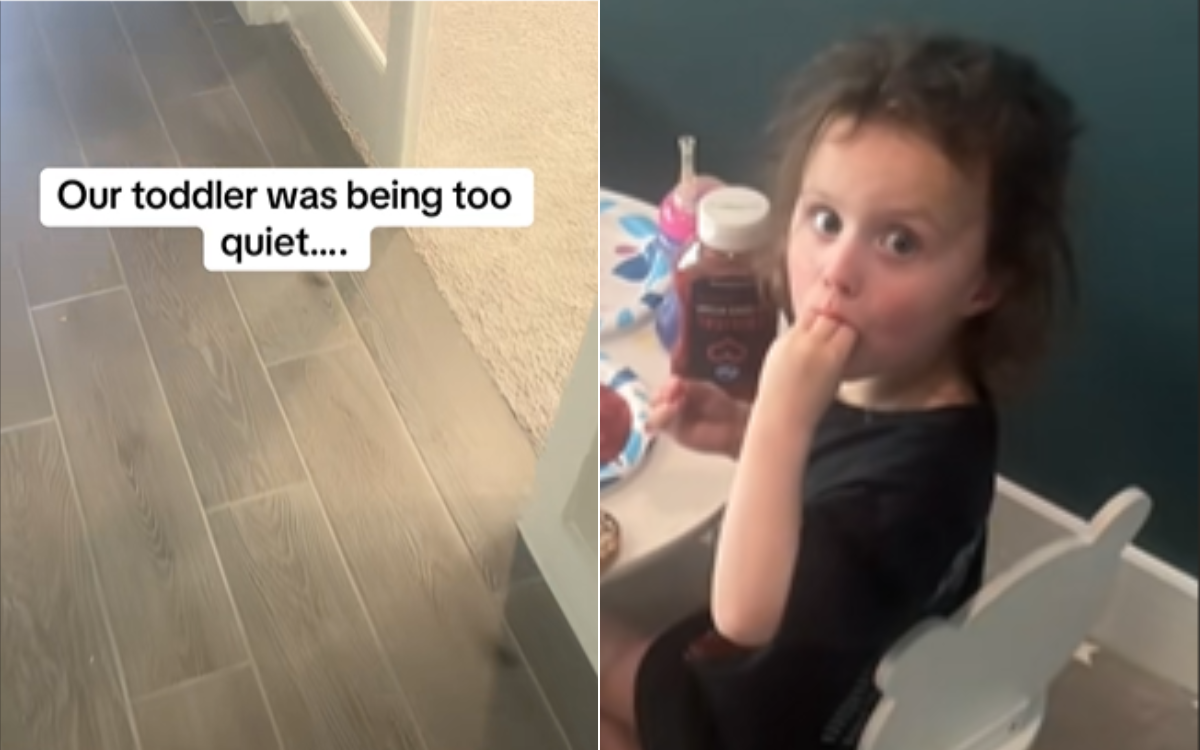 Toddler In The Next Room Was Being 'Too Quiet', Mom Soon Realizes Why - Newsweek