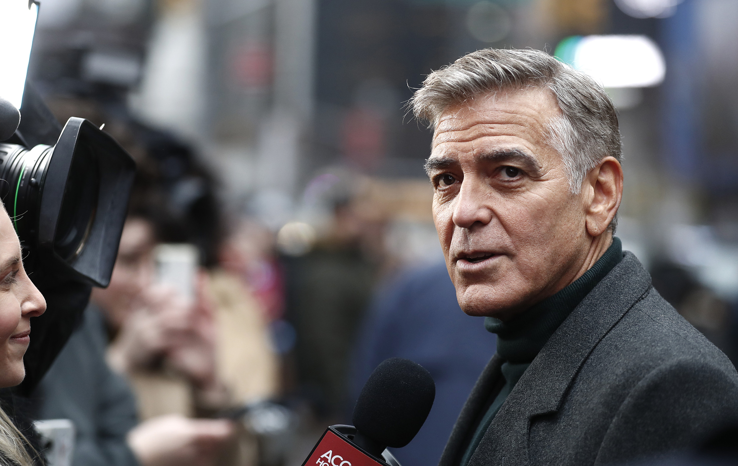 George Clooney Greets Fans in His Unrecognizable New Look - Newsweek