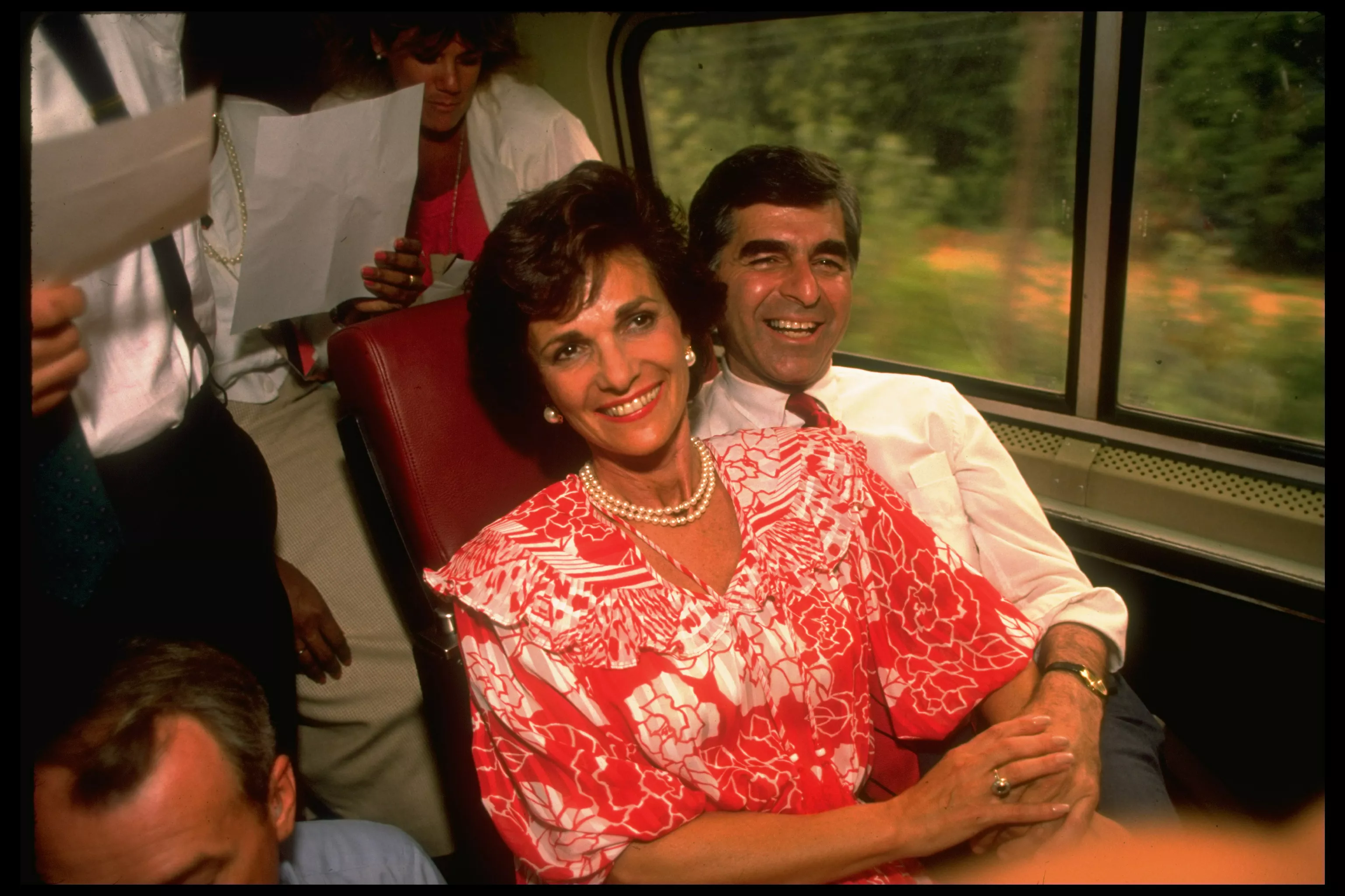 Tim Dukakis Kitty Dukakis Cheers Husband's Presidential Nomination At