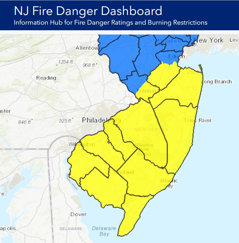 Map Shows Jones Road Wildfire as Thousands of Acres Burn in New Jersey ...