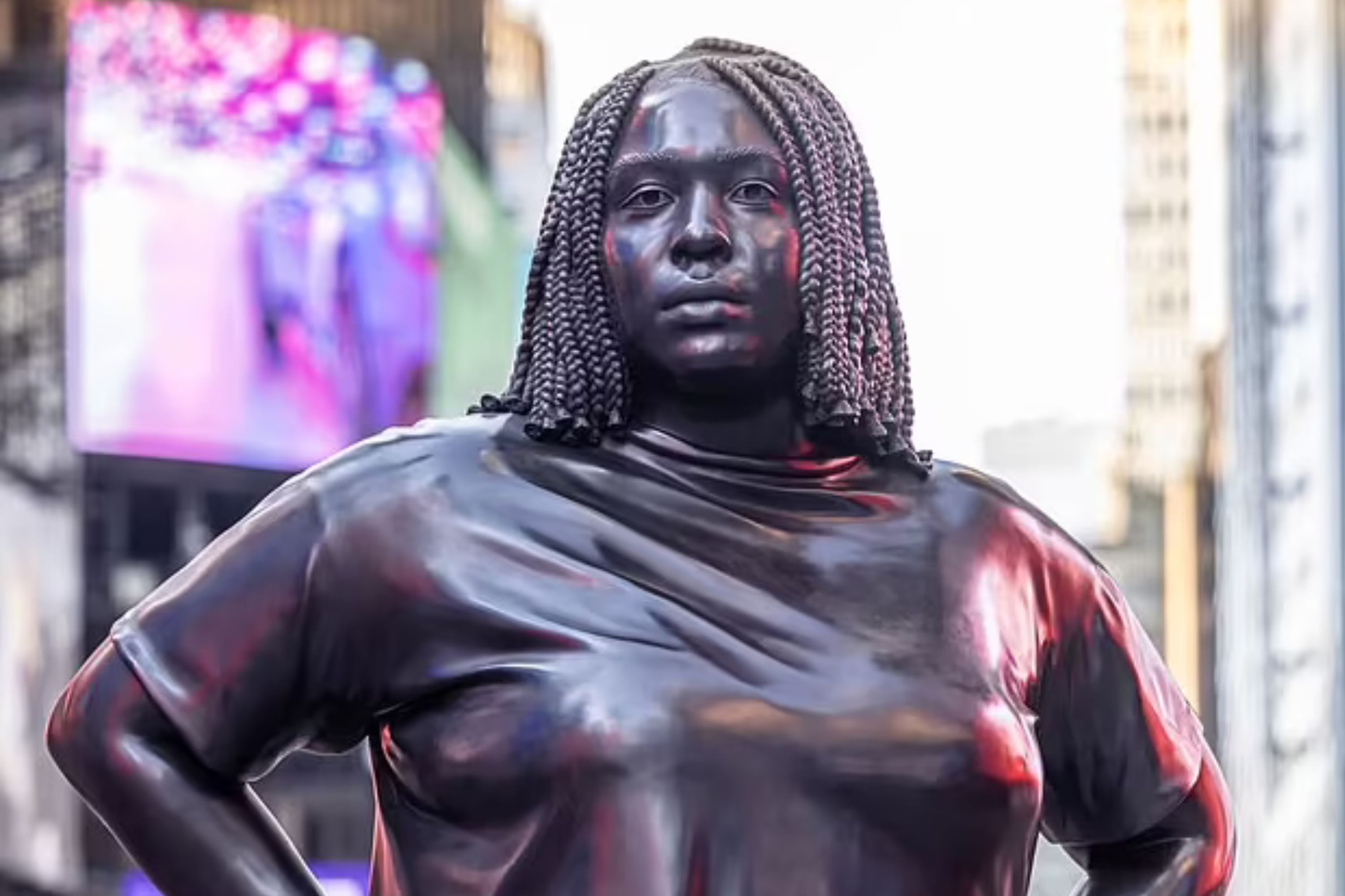 MAGA Compares Plus-Size NY Statue to Letitia James - Newsweek