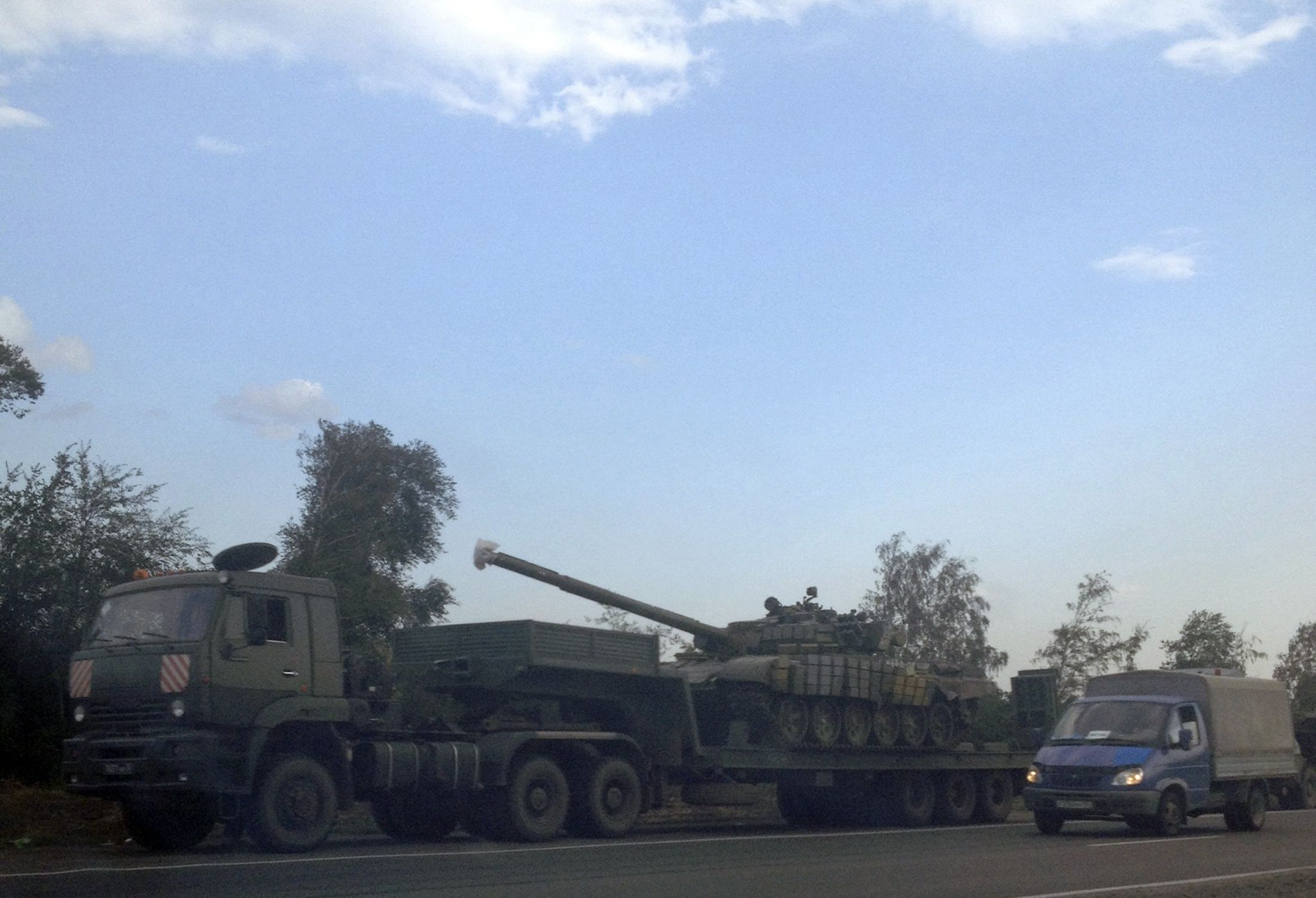 Tank Tracks and Training Camps Belie Russia's Involvement in Eastern ...
