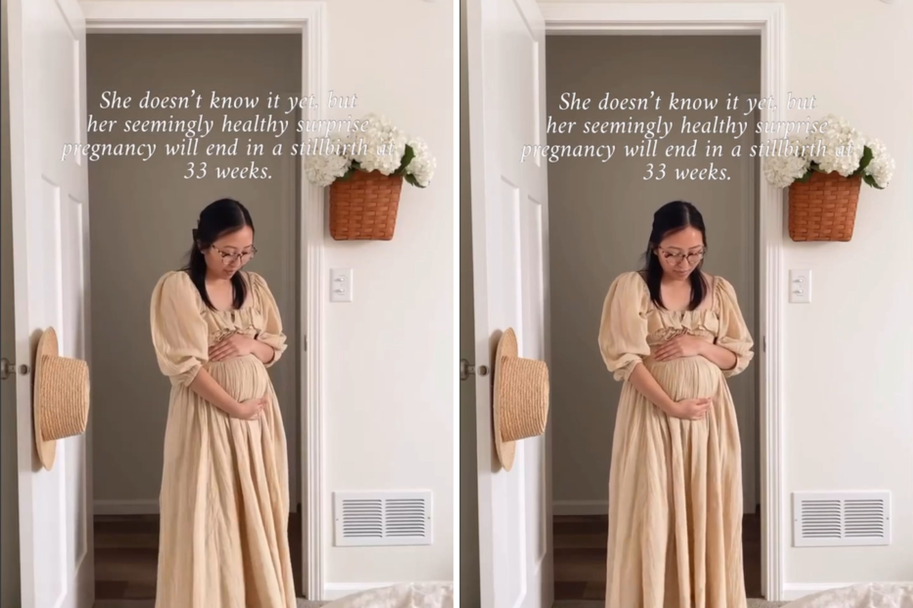 Heavily Pregnant Mom Captures Bump, Not Knowing Soon Her Baby Will Be Gone - Newsweek
