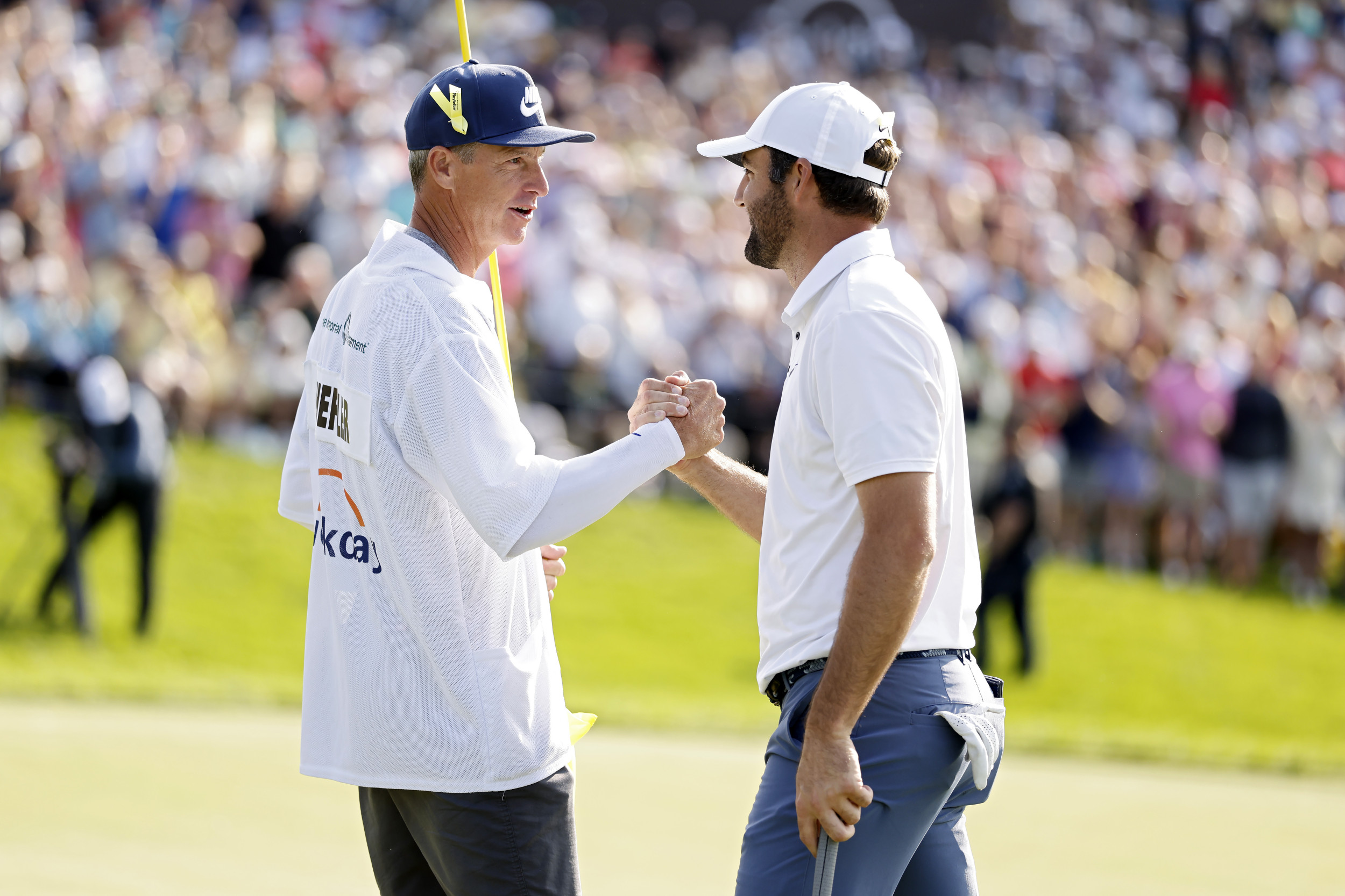Scottie Scheffler's Caddie, Ted Scott, Memorial Locker Room Video Goes ...